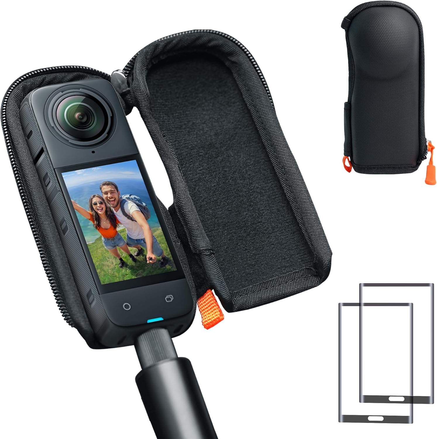 Amazon.com: CYNOVA Case for Insta360 X4/X5 (for Original Lens Cap ...