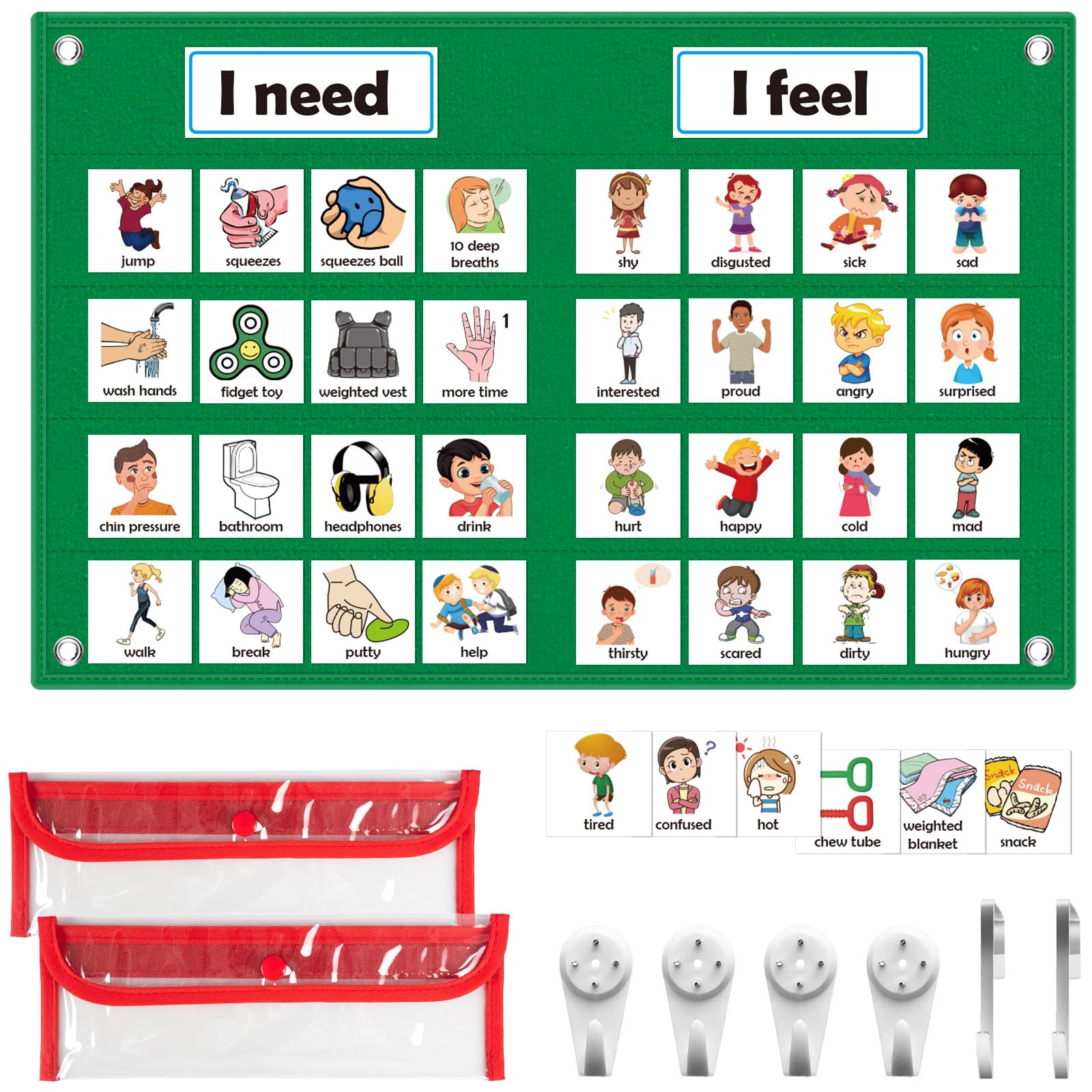 Snapklik.com : Feelings Chart For Preschool Teacher Supplies, Social ...