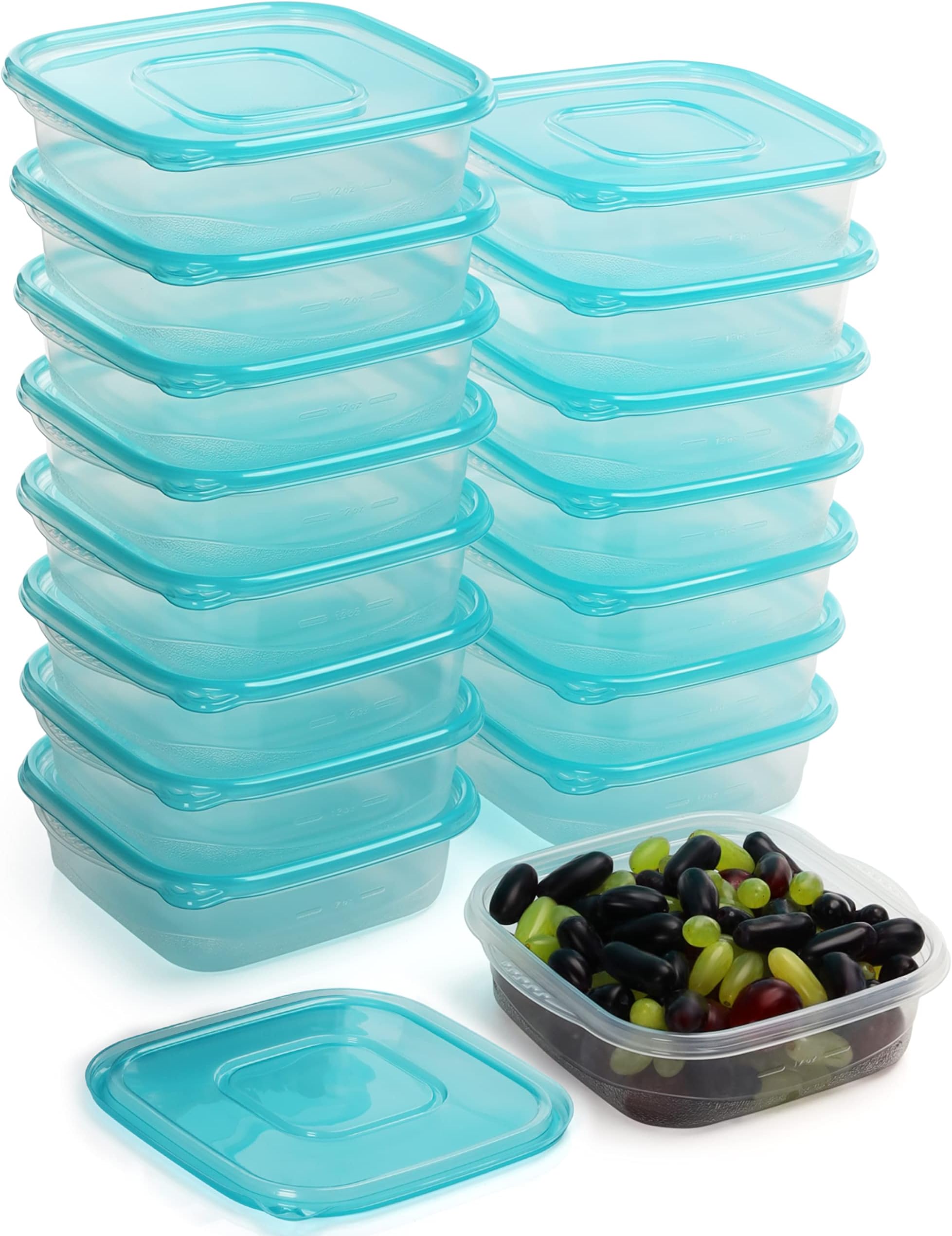 lakeland Stack-a-Boxes Plastic Food Containers & Lids (400ml) x 10 ...