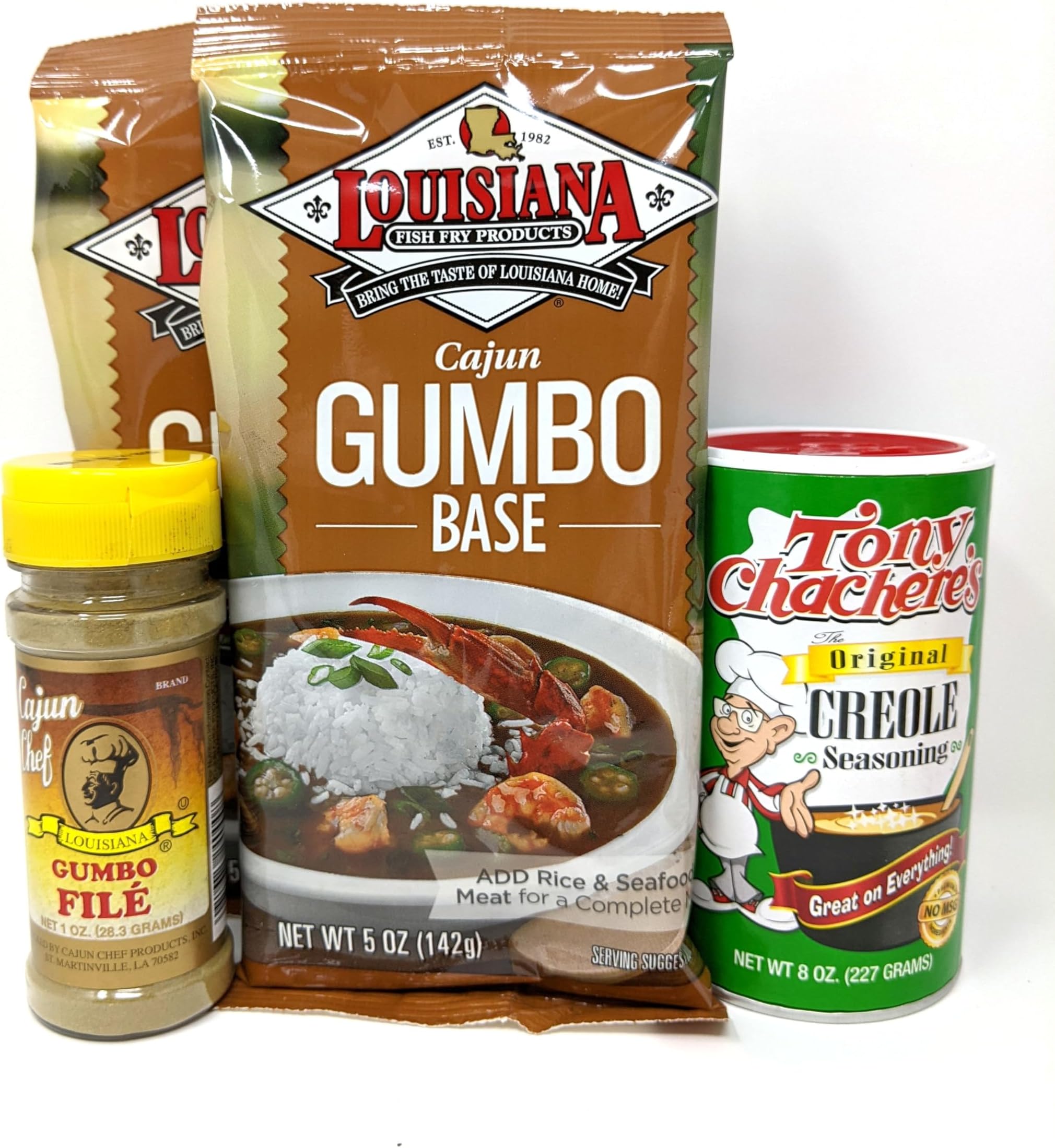 Amazon.com : Louisiana Fish Fry Cajun Variety Bundle - Gumbo & Etouffee ...