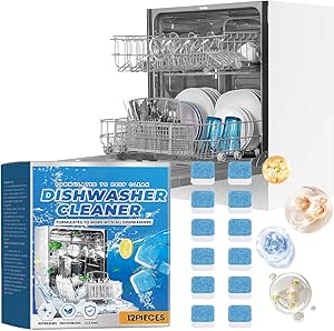 Amazon.com: Dishwasher Cleaner Foam Tablets, Dishwasher Detergent Packs ...