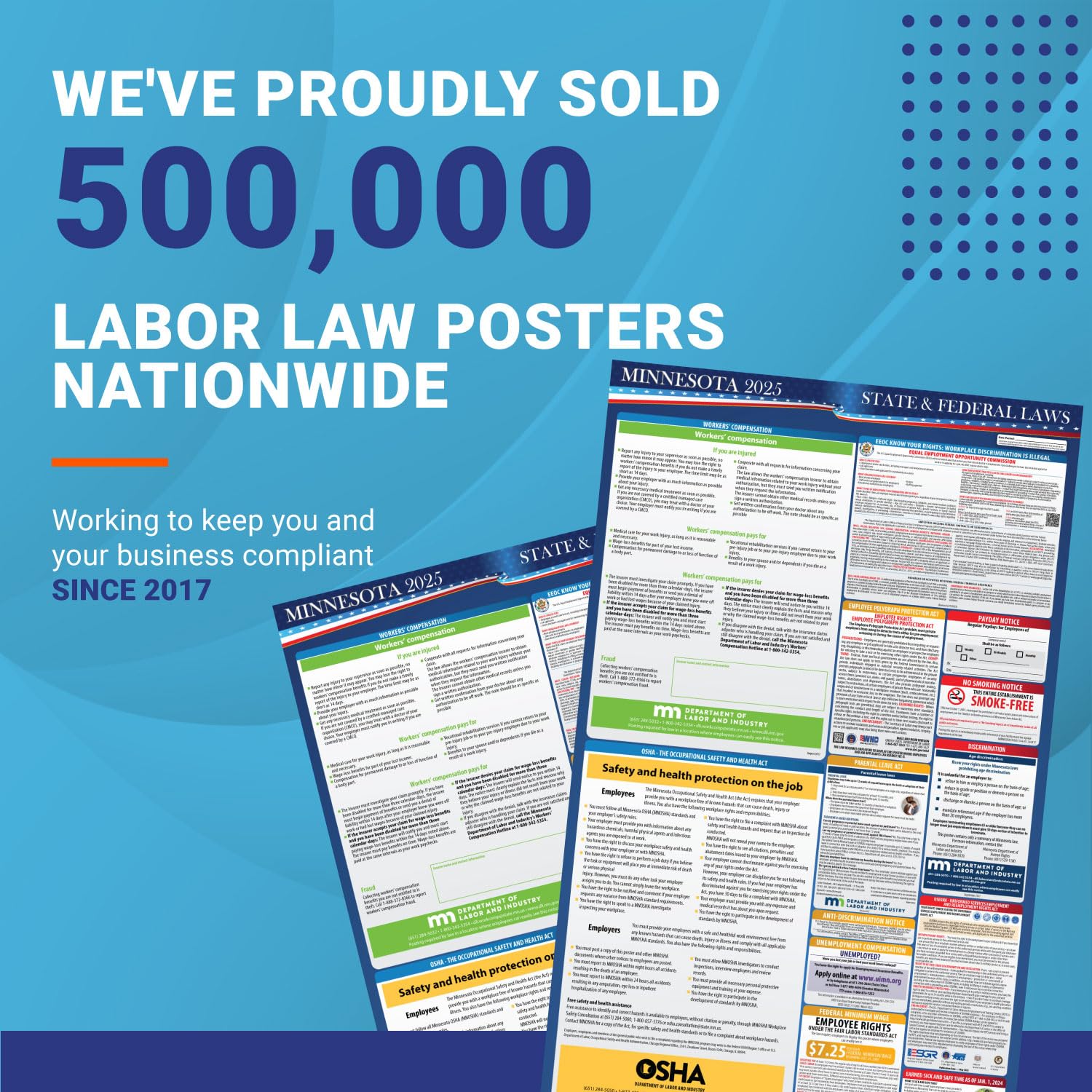 Texas Osha Posters 2025 Texas State And Federal Labor Law Poster