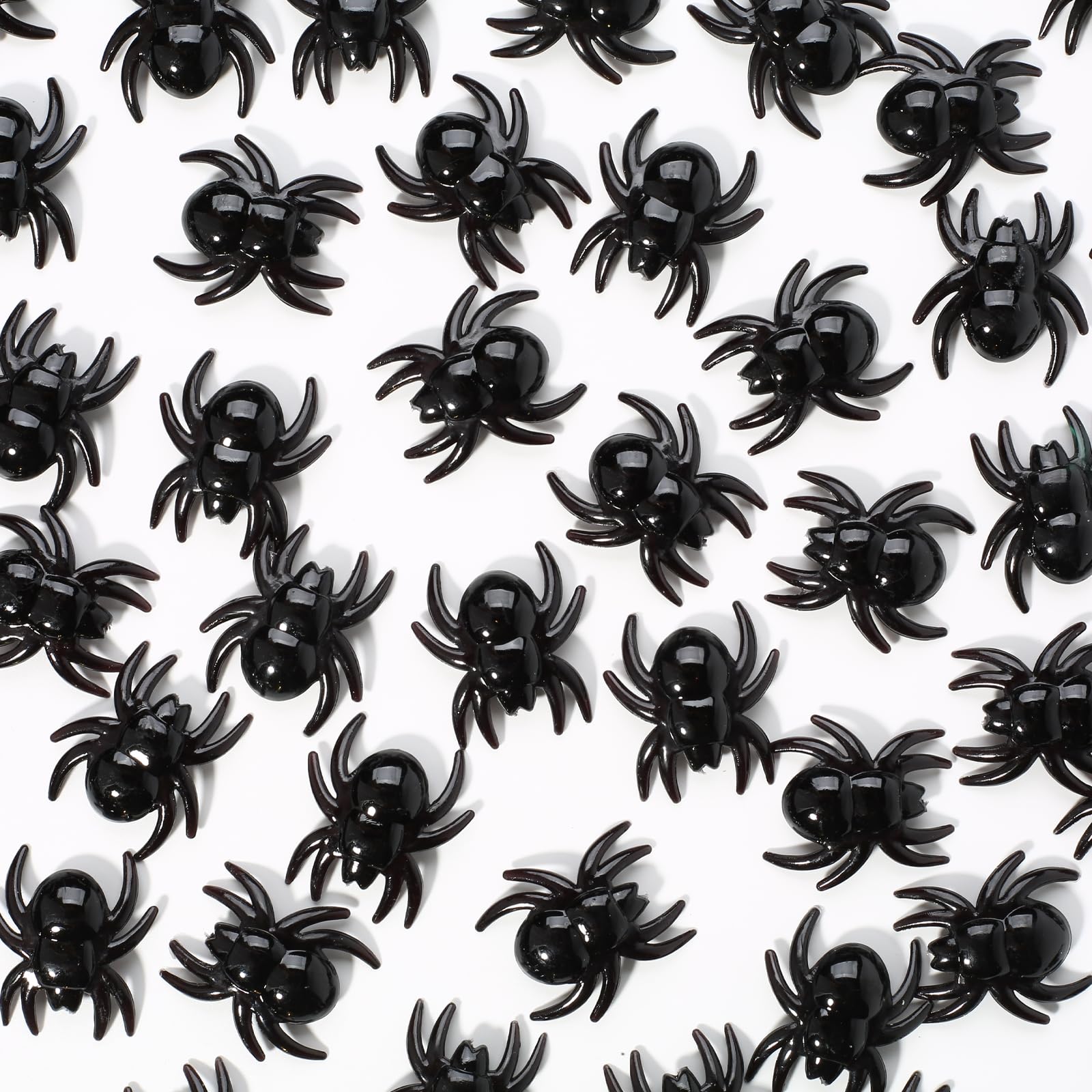 Snapklik.com : 205 Pcs Mini Resin Spiders, Tiny Black Plastic Spider ...