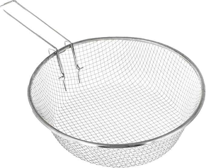 Amazon.com: Metal Deep Fry Basket Strainer - 9 Inch - Stainless Steel ...