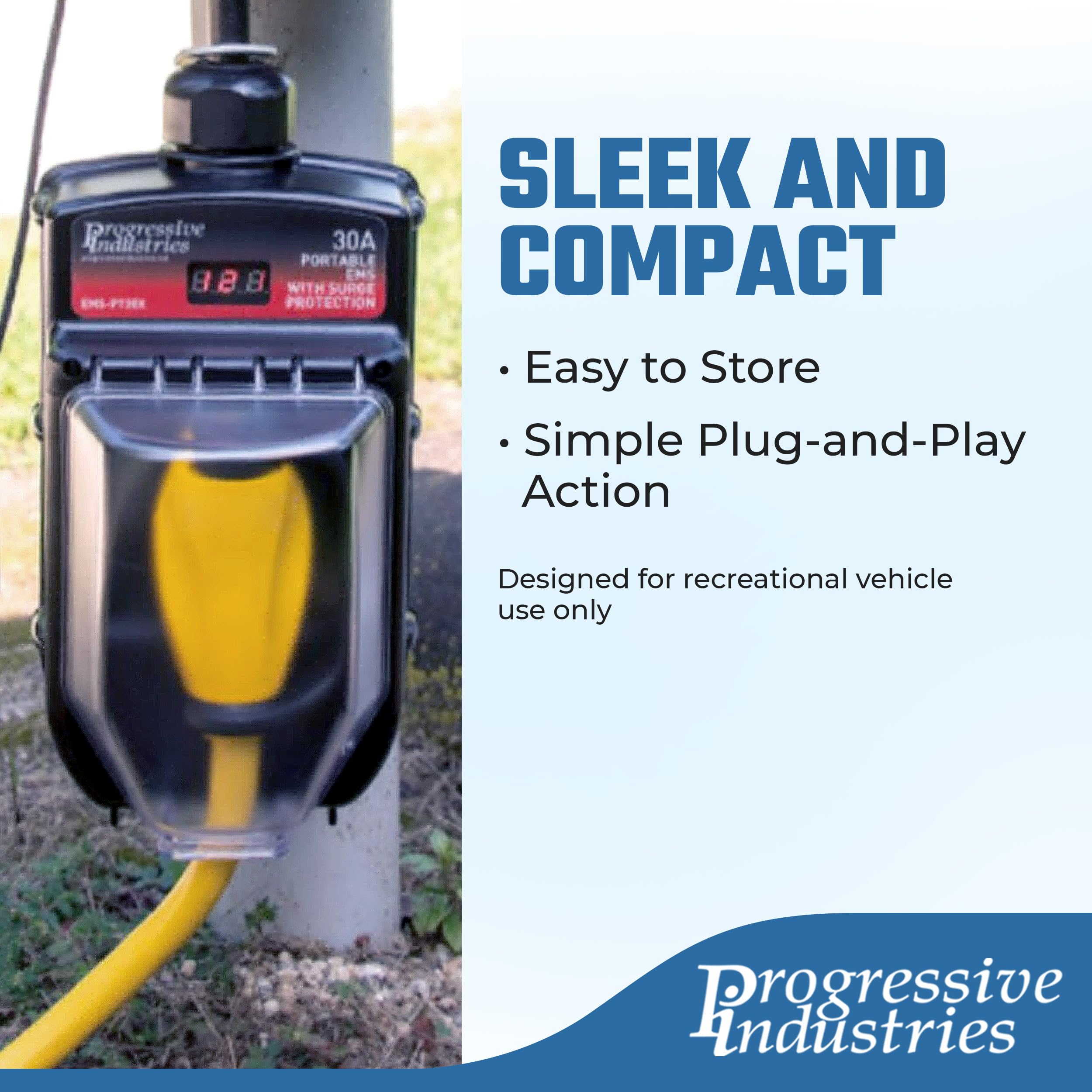 Snapklik.com : Progressive Industries Portable RV Surge Protector, 30 ...