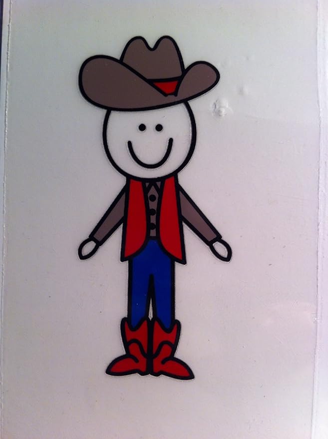 Amazon.com: Plaid(R) Me & My Peeps Family Iron Ons - Little Cowboy