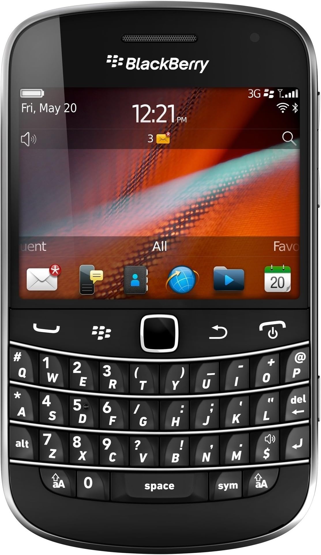 BlackBerry Bold 9900 Smartphone (7,1 cm Display, Touchscreen, 5,1 Megapixel, QWERTZ) schwarz ...