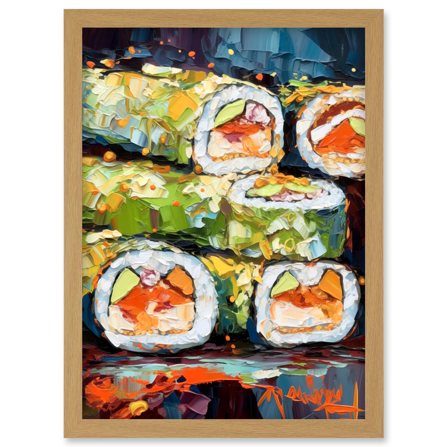 Sushi Art Painting