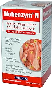 Wobenzym N Tablets 200 Tablets Per Bottle by Wobenzym : Amazon.com.mx ...