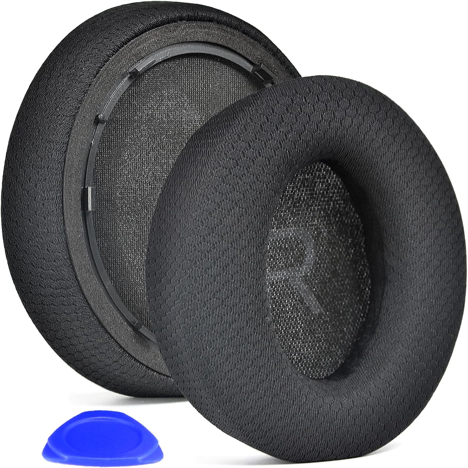 Amazon.com: defean Space Q45 Mesh Fabric Ear Pads Replacement Cover ...
