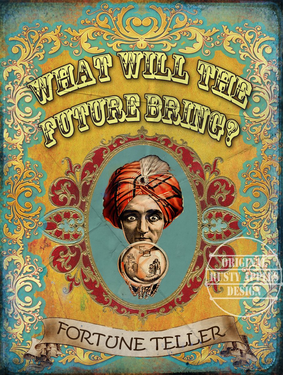 Vintage Circus Fortune Teller