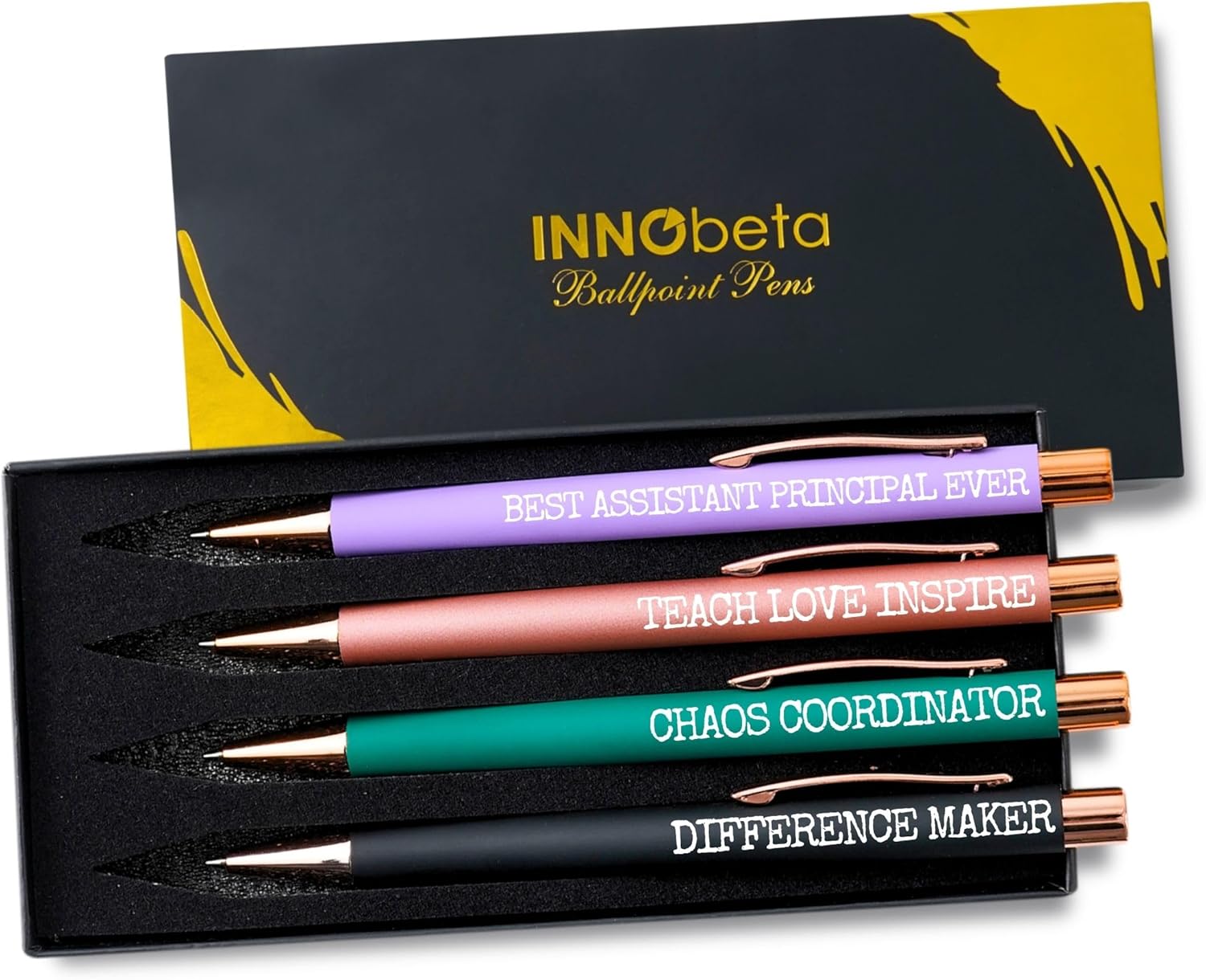 Amazon.com : InnoBeta Assistant Principal Appreciation Gifts Ballpoint Pen Set of 4 ...