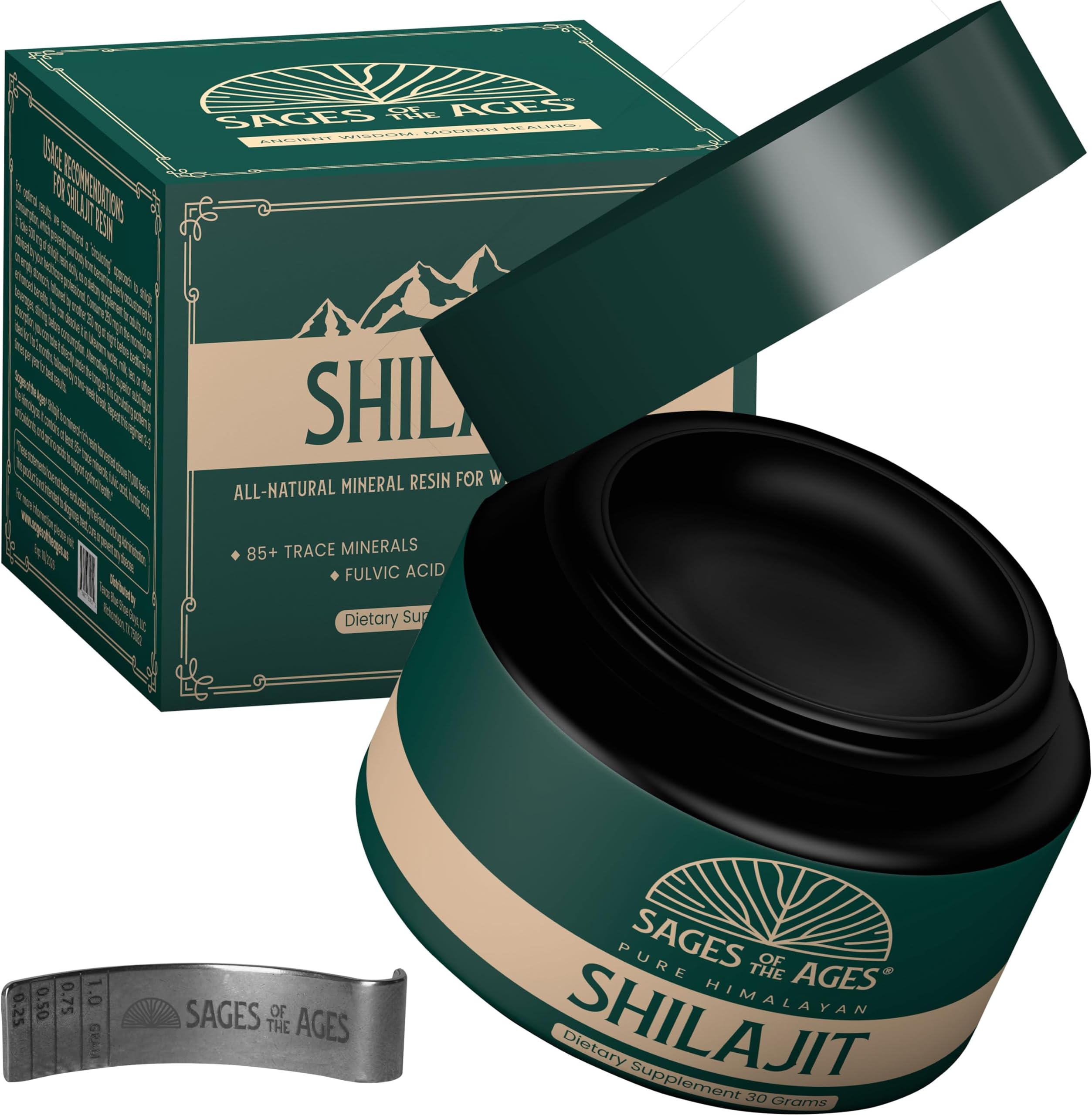 Amazon.com: Pure Himalayan Shilajit Resin Supplement | High Potency ...