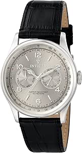 INVICTA 6749 Montre pour Homme avec Bracelet en Cuir Noir : Amazon.fr: Mode