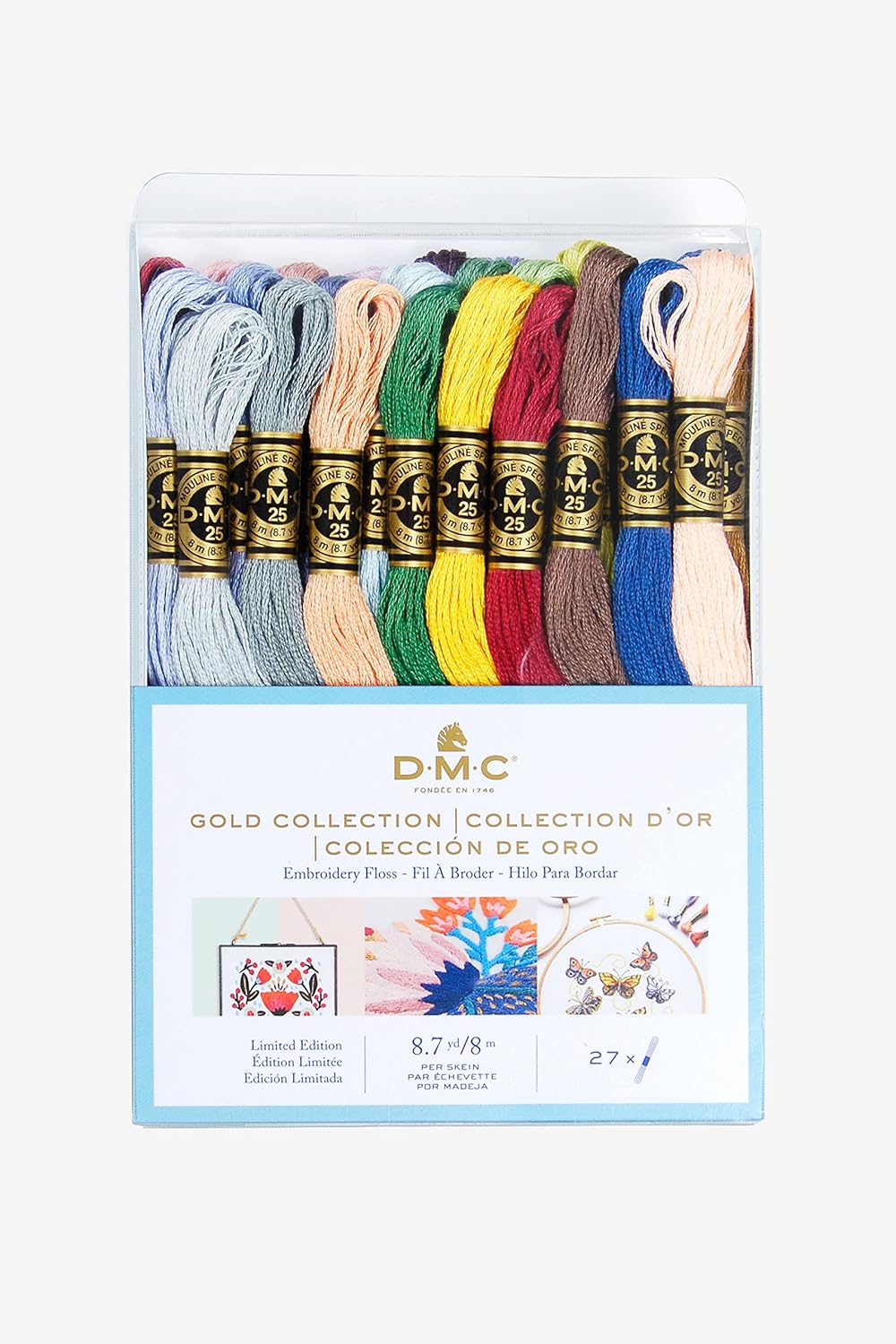 Amazon.com: DMC Embroidery Floss Pack 8.7yd, Limited Edition 27/Pkg ...