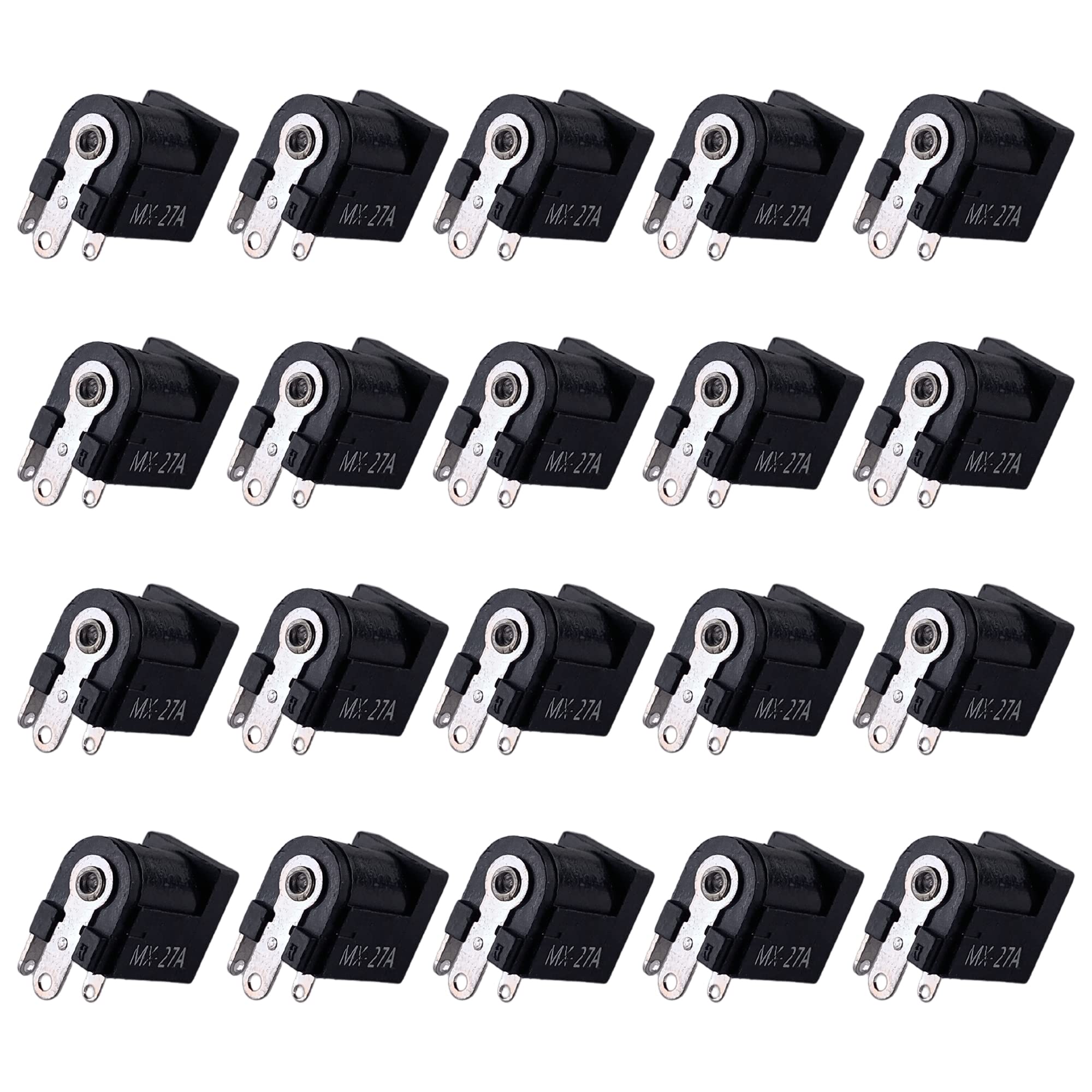 MX Female Connector DC Pin Copper Plated Super Deluxe (Inner Pin Dia. X ...