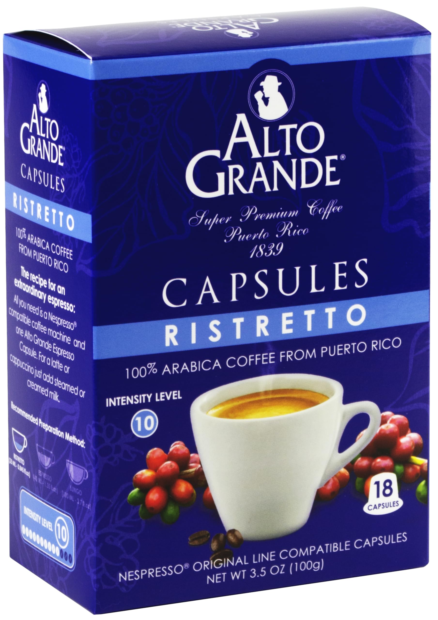 Amazon.com: Alto Grande Super Premium Coffee Single Serve Capsules for ...