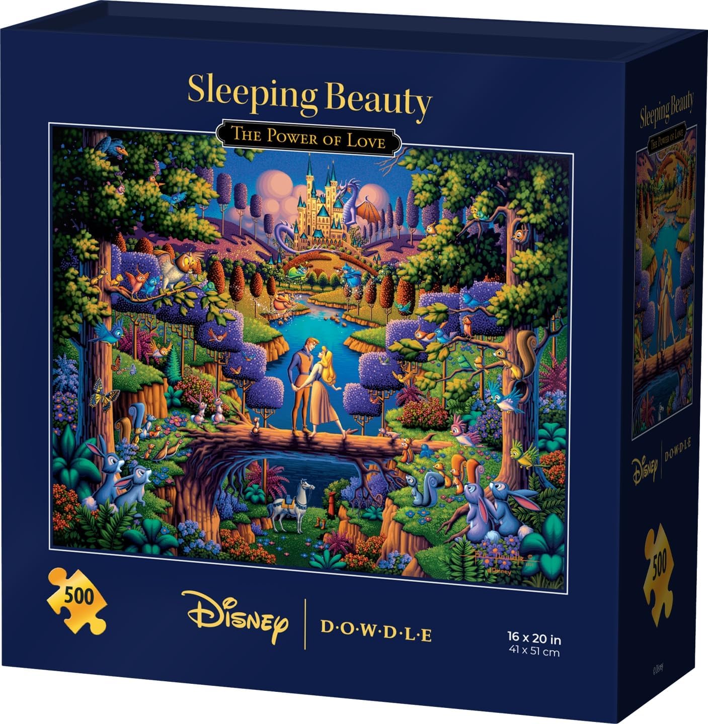 Amazon.com: Sleeping Beauty The Power of Love, Disney Dowdle Puzzle ...