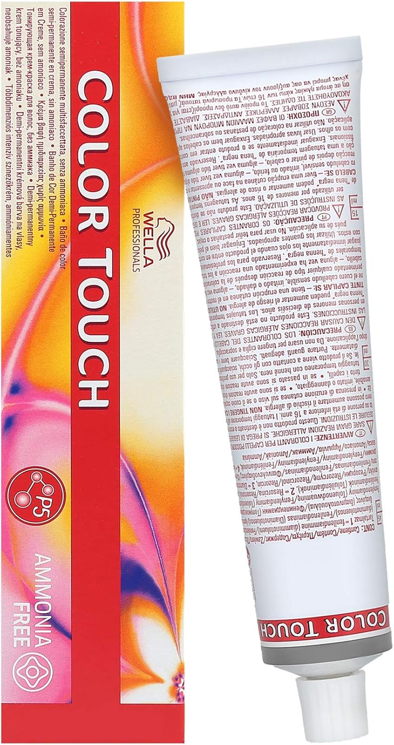 Wella Color Touch Vibrant Reds 55/54 Light Intense Mahogany Red Brown ...