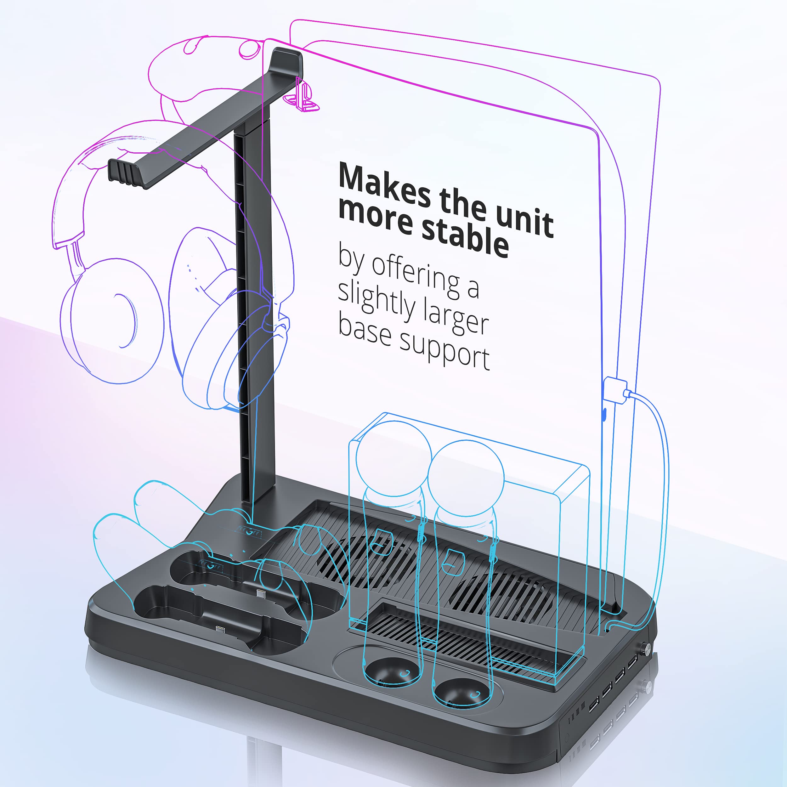 Snapklik.com : Skywin PSVR Charging Display Stand - Showcase, Cool ...