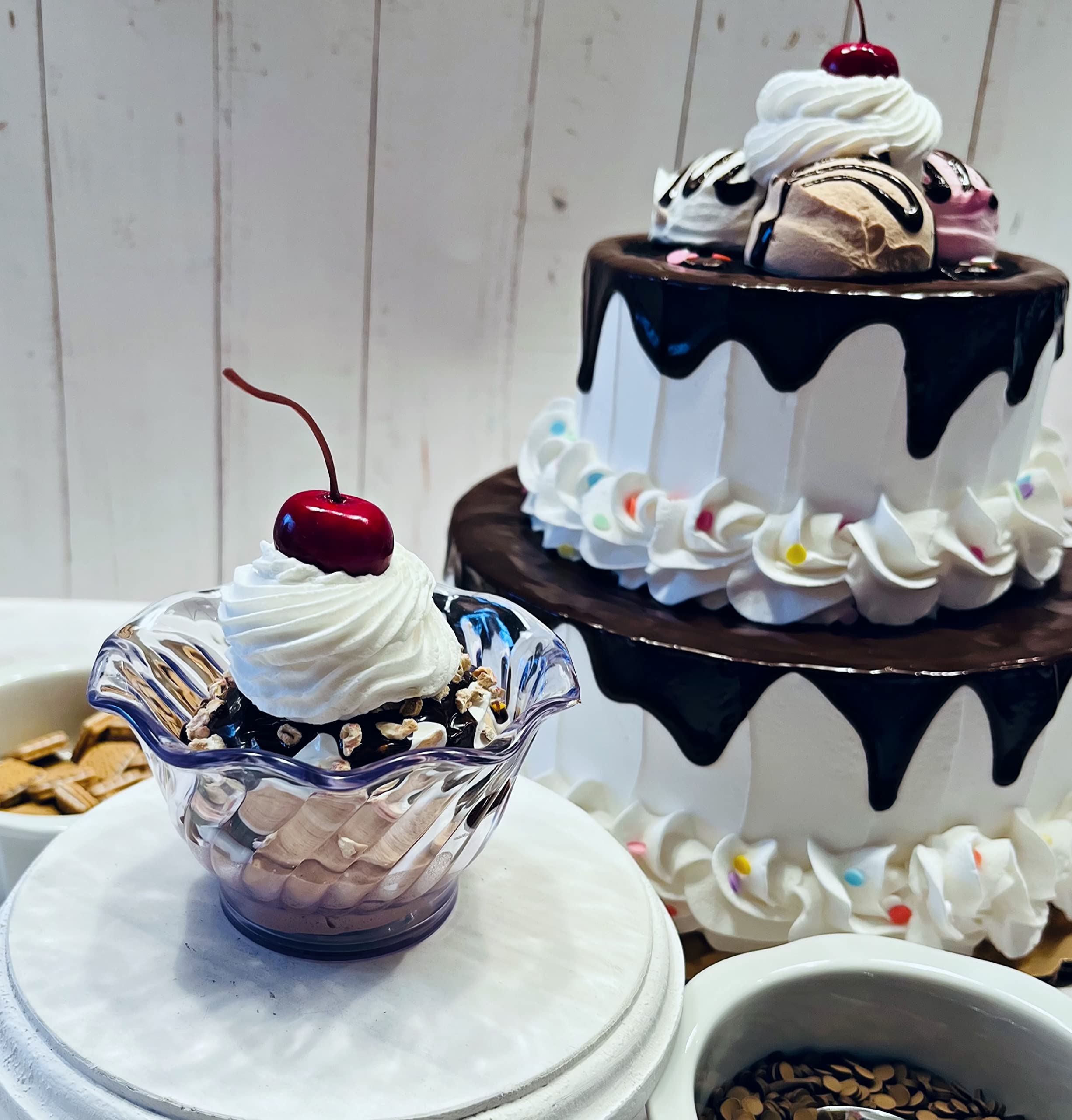 Ice Cream Sundae Birthday Cake