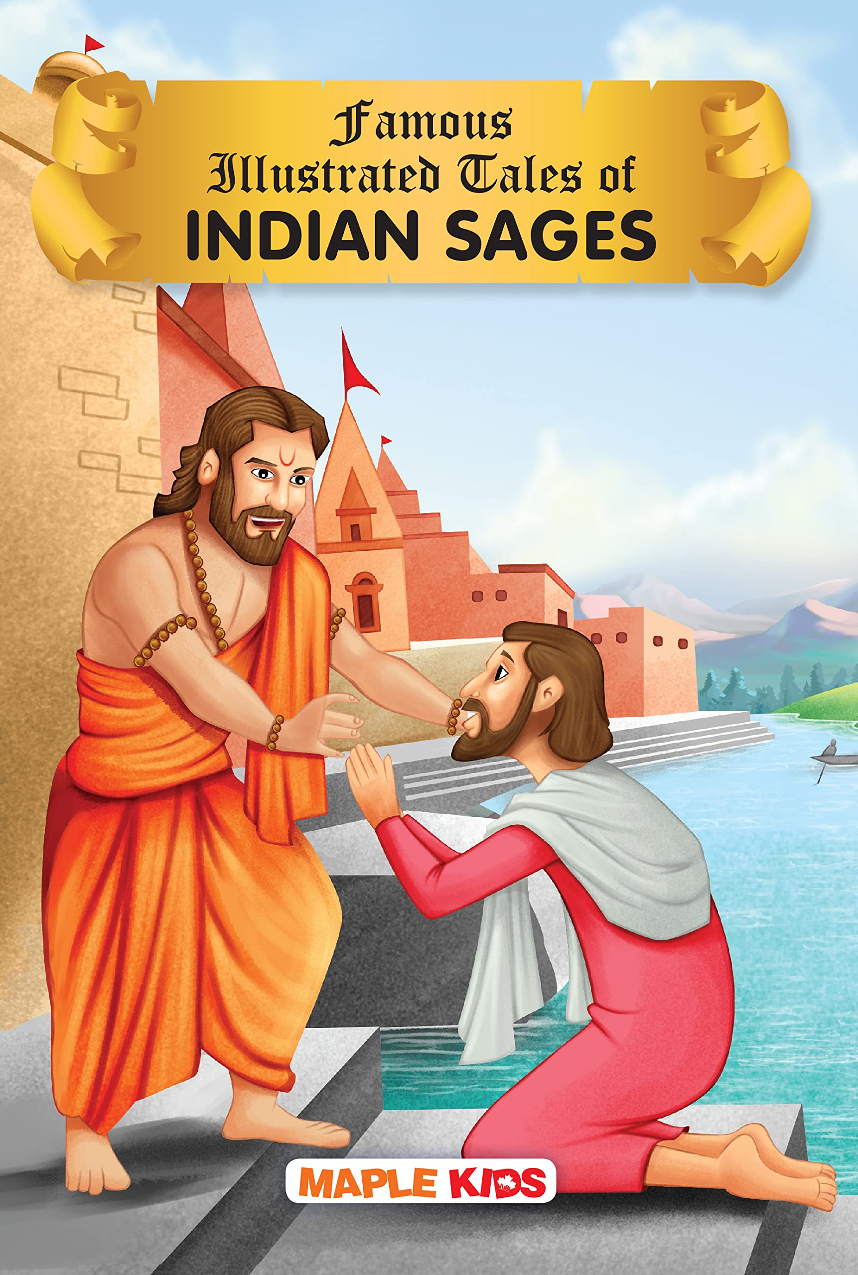 Story Book For Kids Indian Sages Illustrated Shankaracharya Chaitanya ...