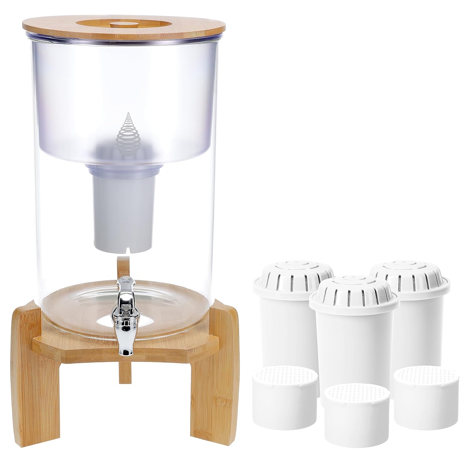 Amazon.com: Invigorated Water pH Recharge Glass Countertop Purifier ...