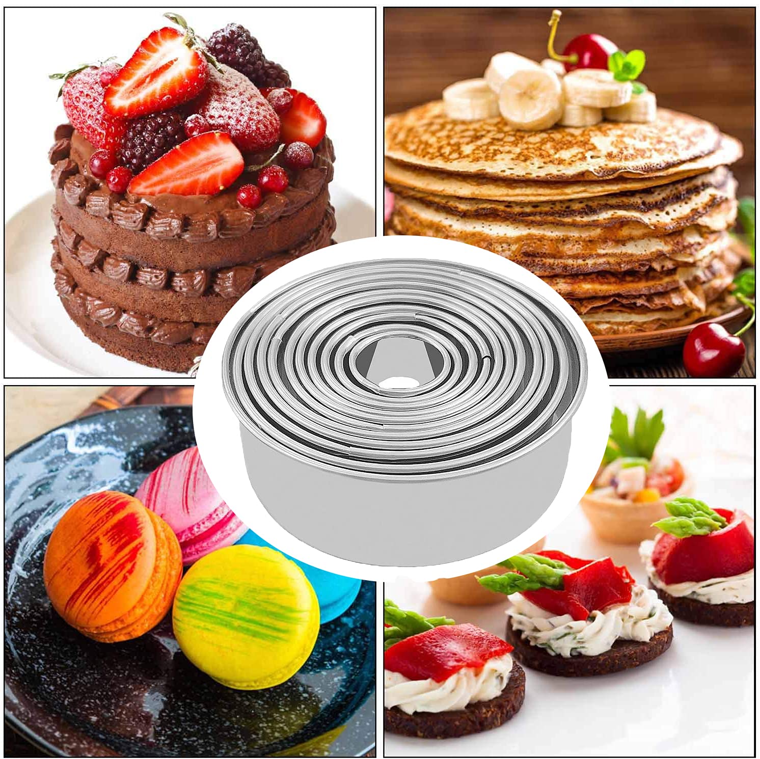 Snapklik.com : ZDHSOY Cookie Cutters - Biscuit Cutters/Stainless Steel ...