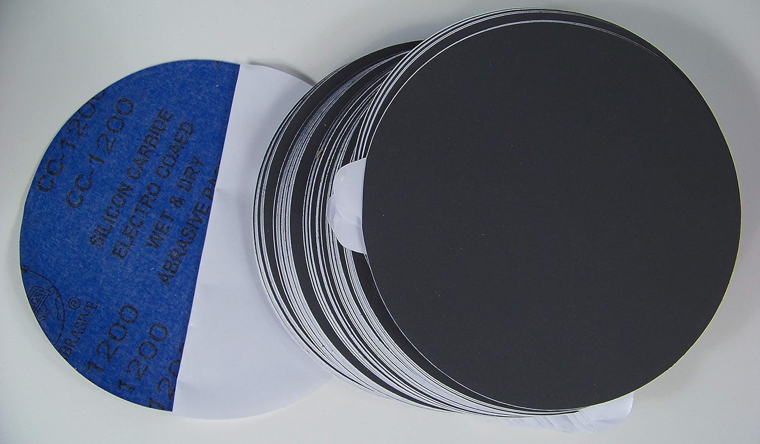 100p 6" PSA Stick ON Sanding DISC 1,200 GRIT Wet Dry USA FINE Sand ...