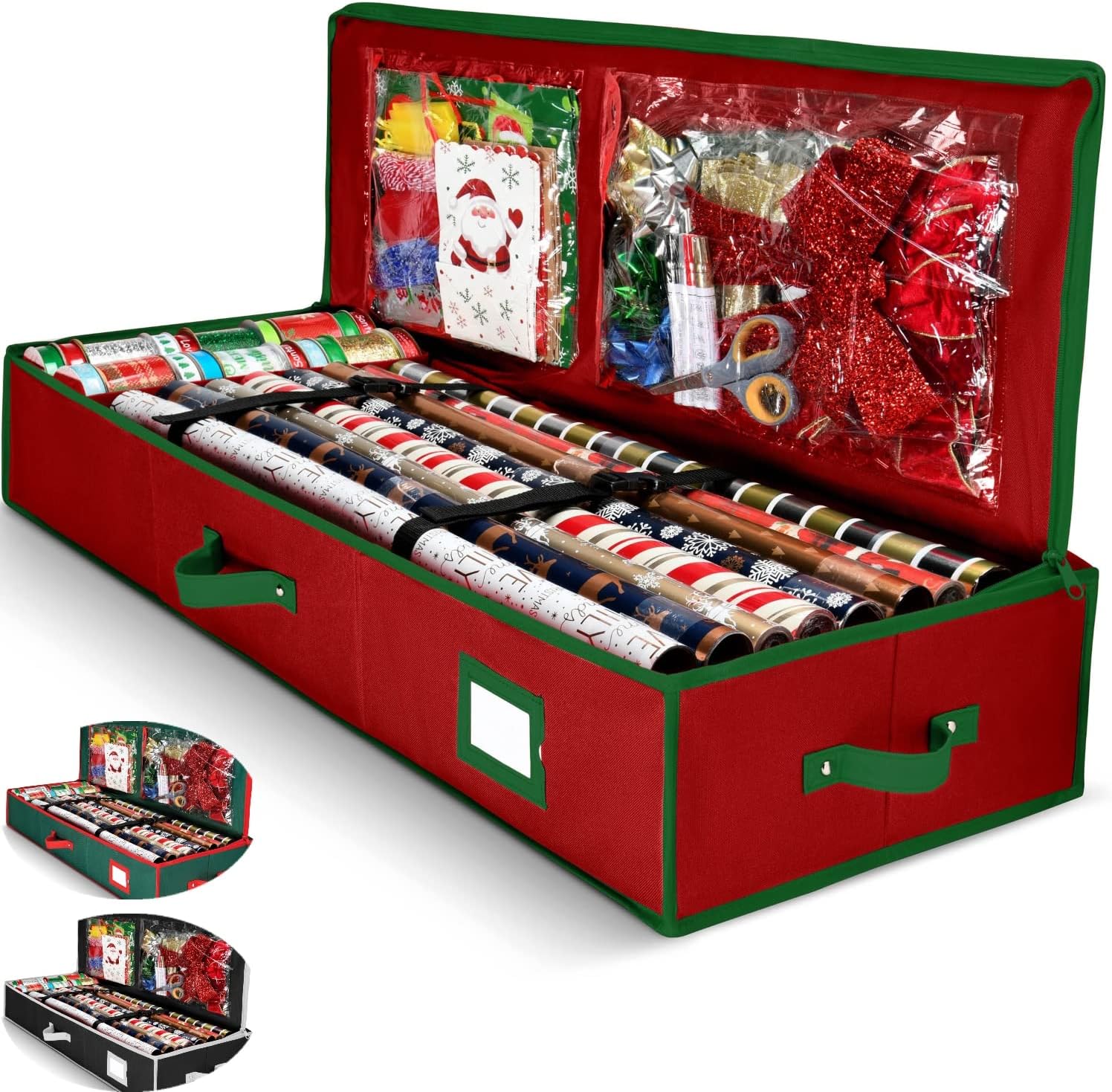 Amazon.com: ProPik Large Christmas Ornament Storage Box, Organizer ...