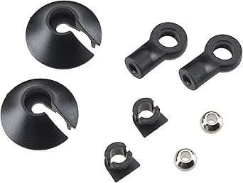 Amazon.com: Hot Bodies 67351 D8 Shock End Spring Retainer Set : Toys ...
