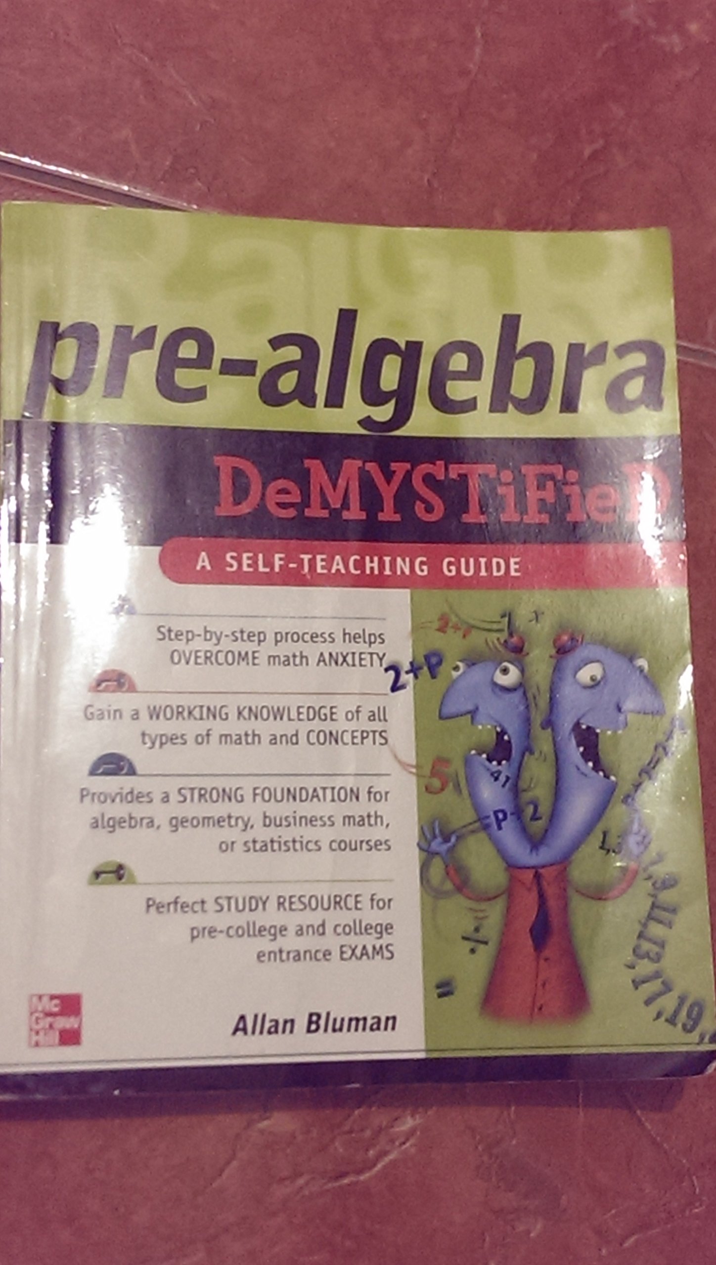 Pre-Algebra Demystified: Allan Bluman: 9780071439312: Amazon.com: Books