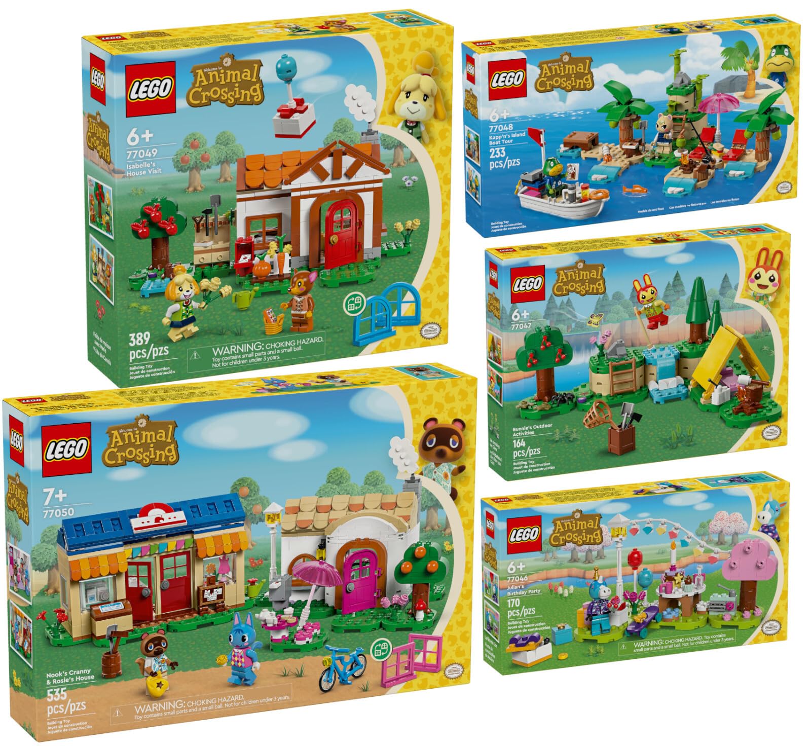 Amazon.com: BRICKCOMPLETE Lego Set of 5: 77046 Jimmy's Birthday Party ...