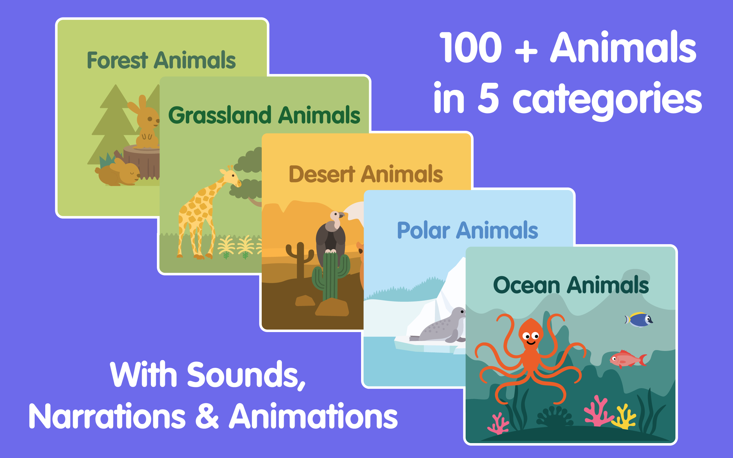 Learn Animals for Kids – Interactive Learning - App on Amazon Appstore