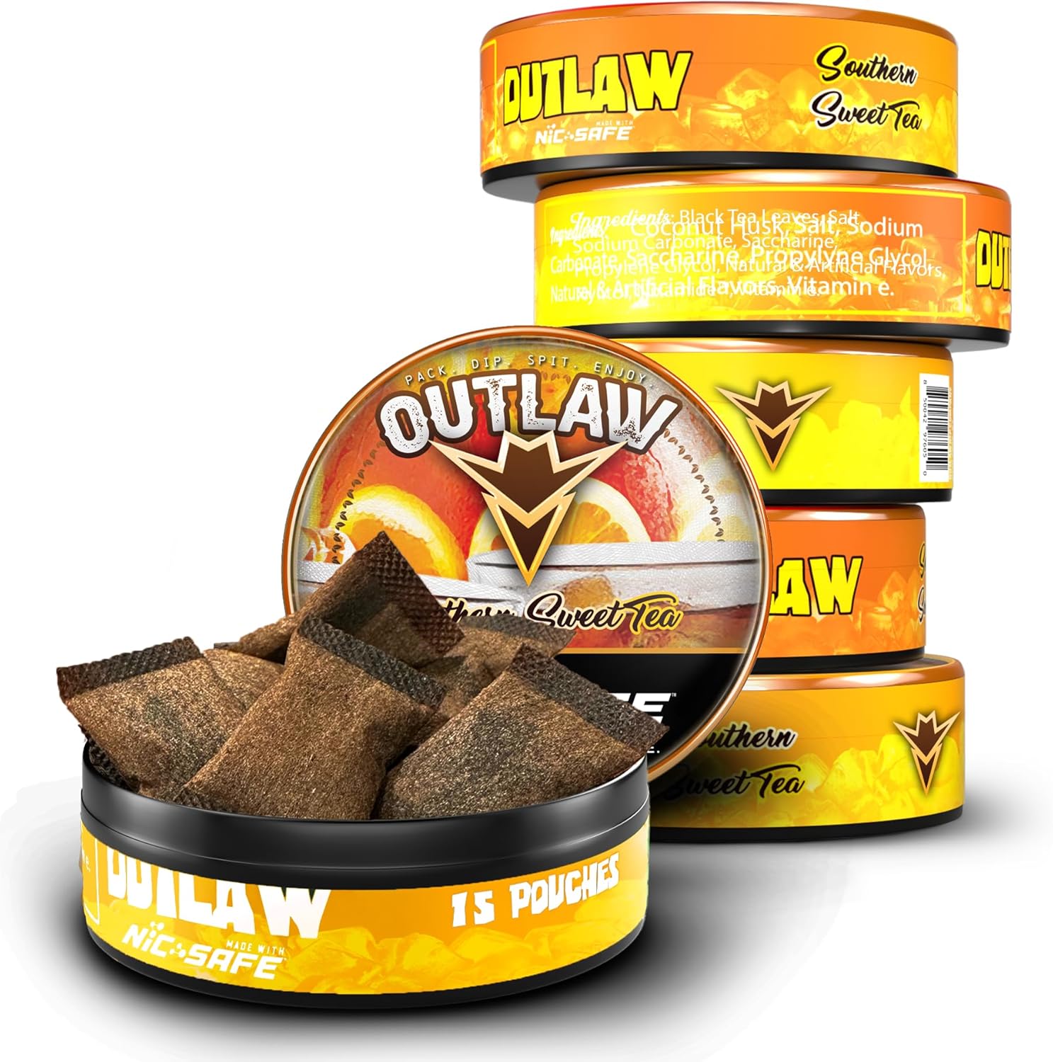 Amazon.com : Outlaw Southern Sweet Tea NiC-SAFE™ Pouches - 6 Pack ...