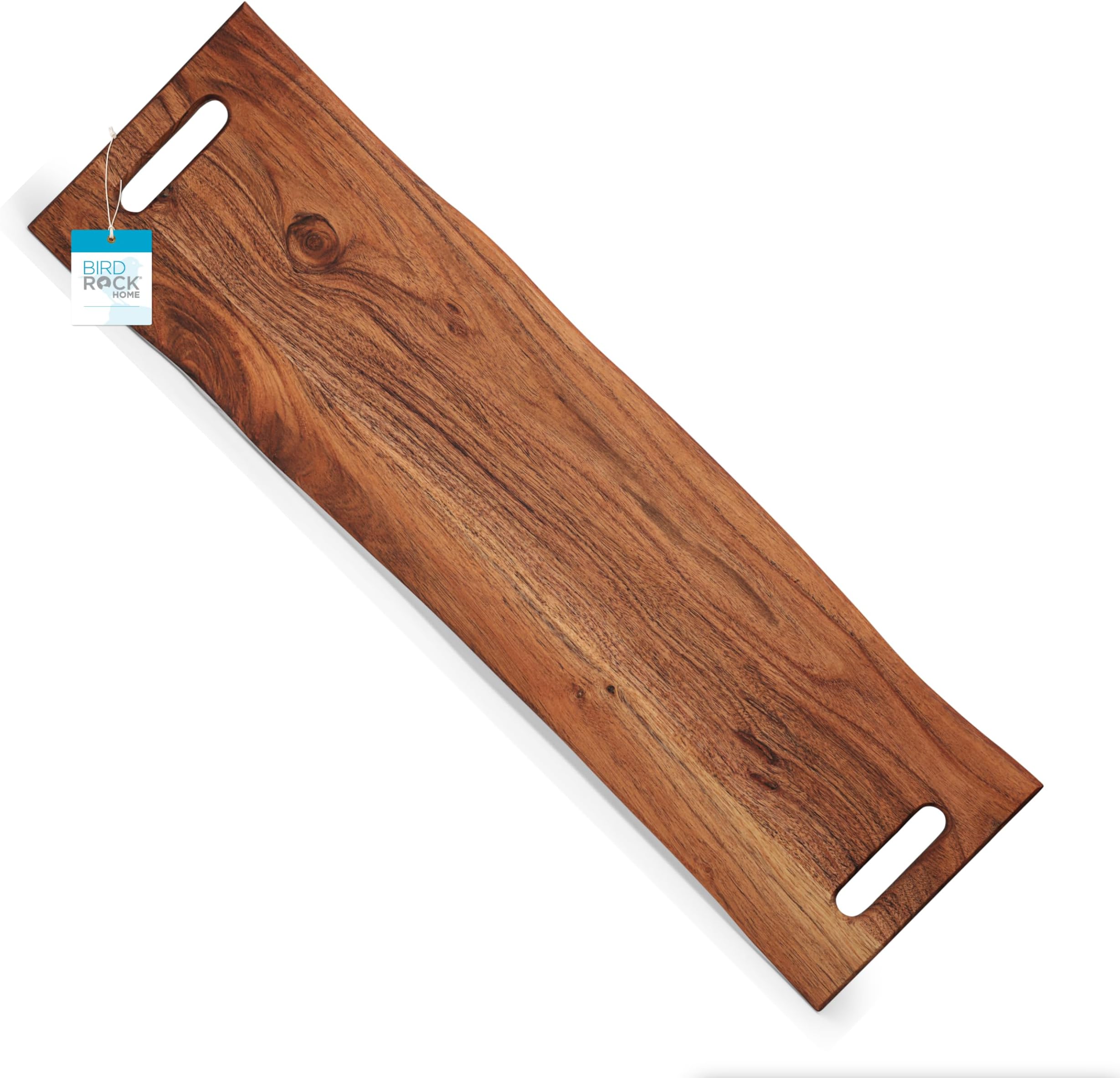 Amazon.com: KARRYOUNG Large Acacia Wood Serving Boards with Handles (Set of 3), 24 x 7 Inches ...