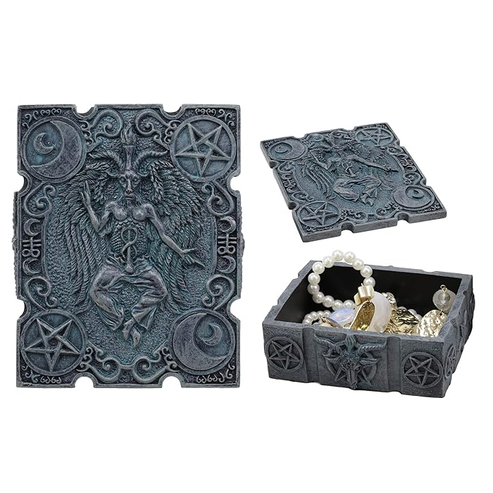 Buy Ebros 4.5"Long Satanic Sabbatic Goat Baphomet With Crescent Moons ...