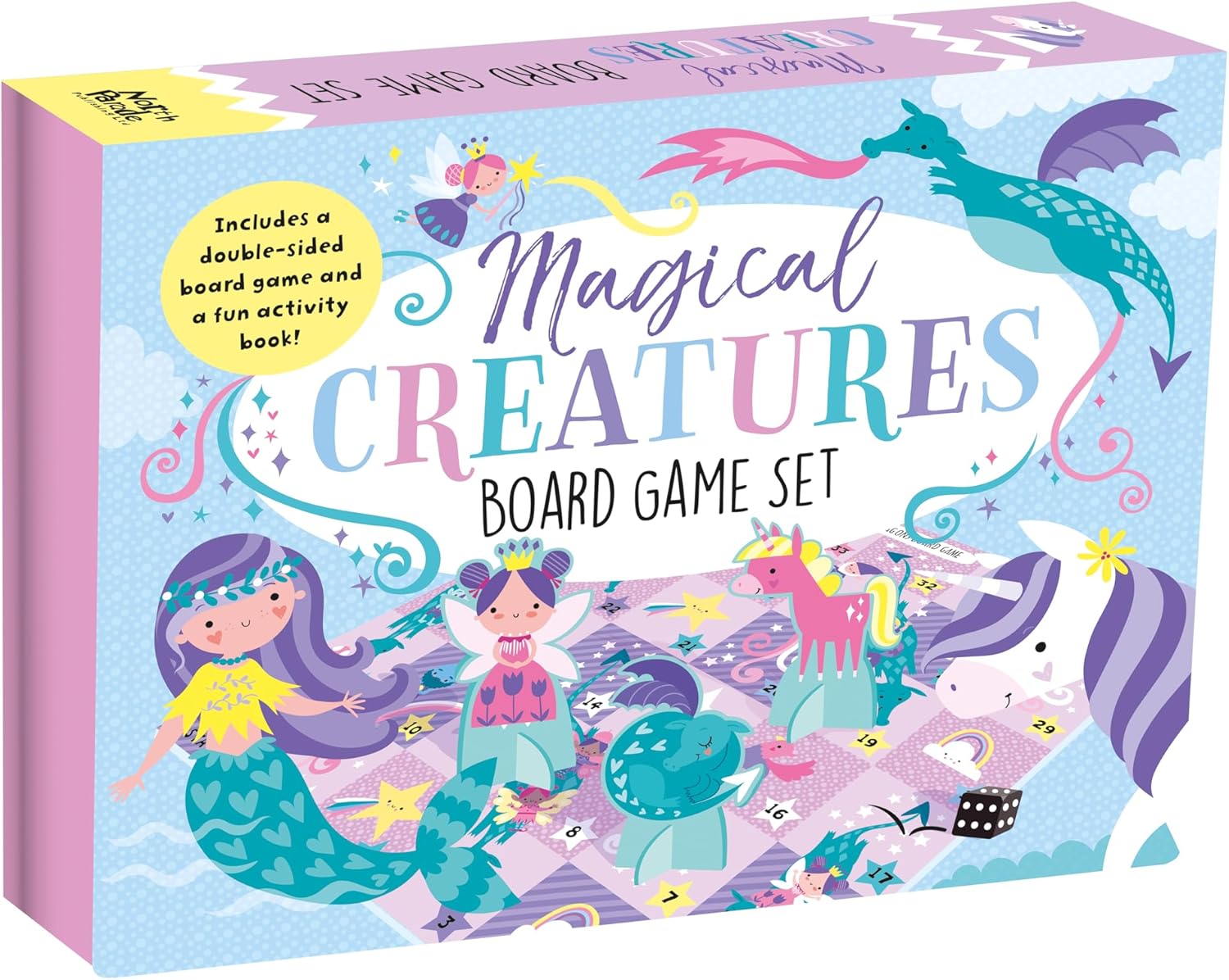 Magical Creatures Board Game Set - Includes 2 Games and Activity Book ...