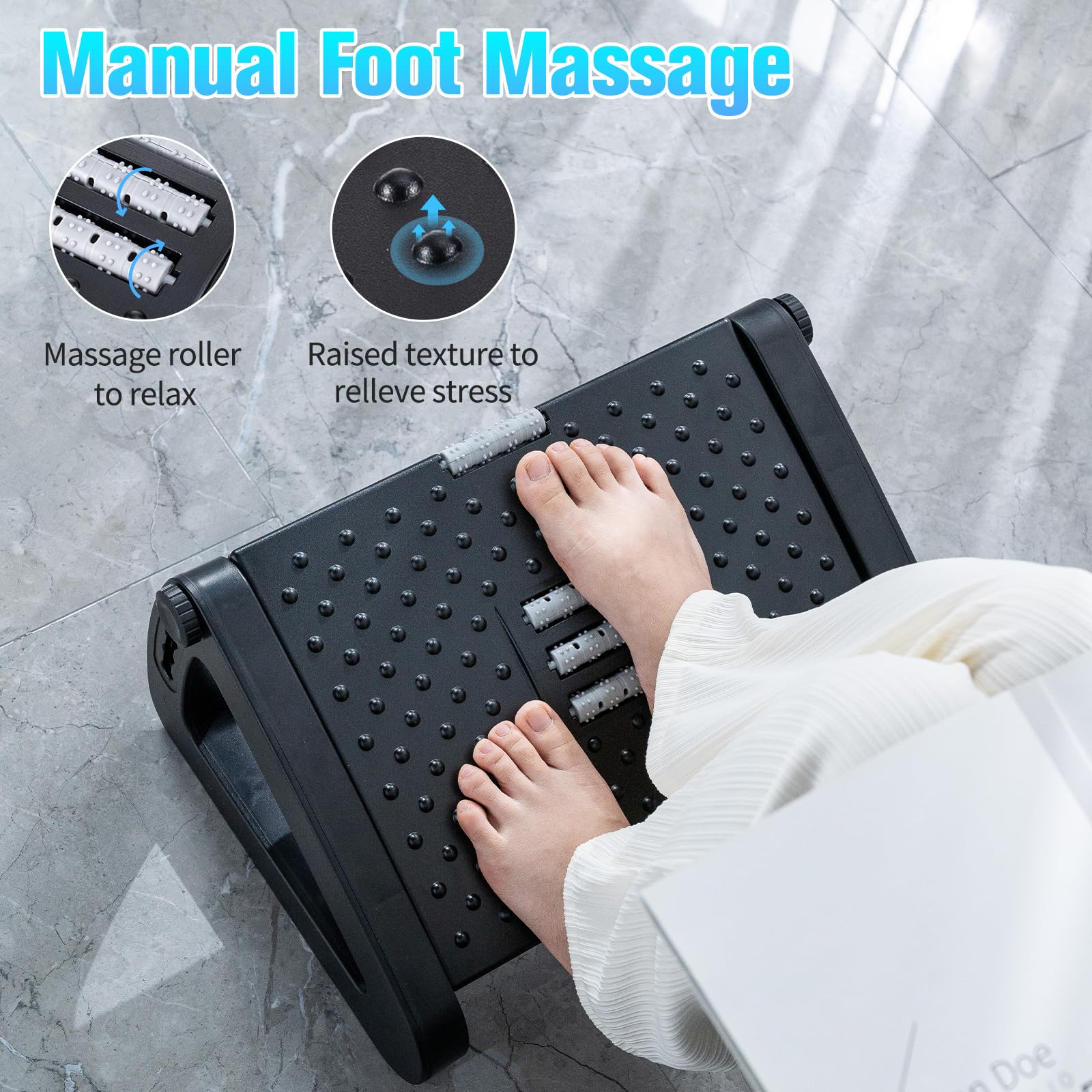 Snapklik.com : Foot Rest For Under Desk At Work, Foot Stools For Under ...