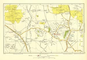 HERTS: Little Heath, Potters Bar, 1937 vintage map : Amazon.co.uk: Home ...