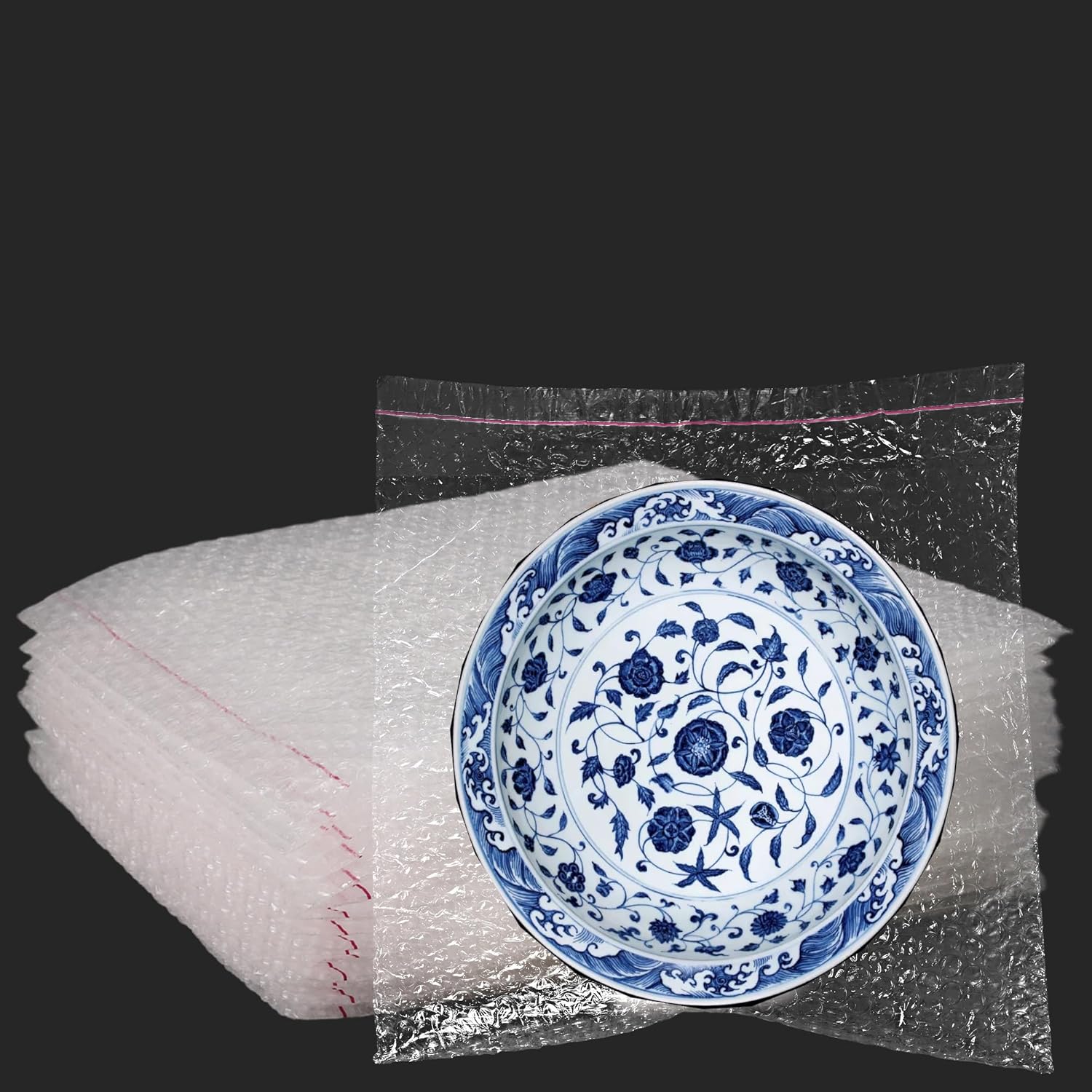 Amazon.com : Generic Clear Self-Seal Bubble Out Bags,20 Pack Double ...