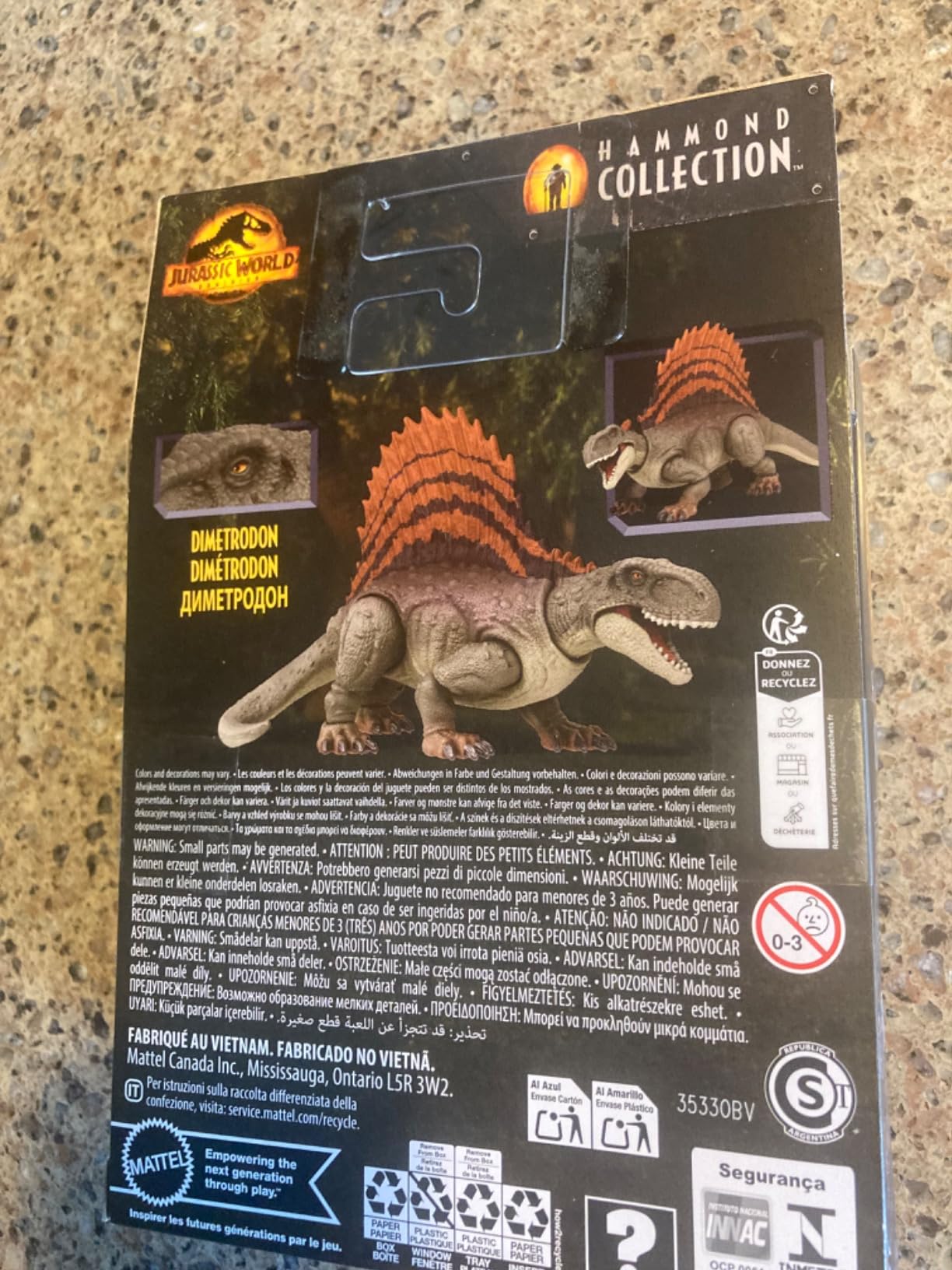 Amazon.com: Jurassic World Dominion Hammond Collection Dimetrodon ...