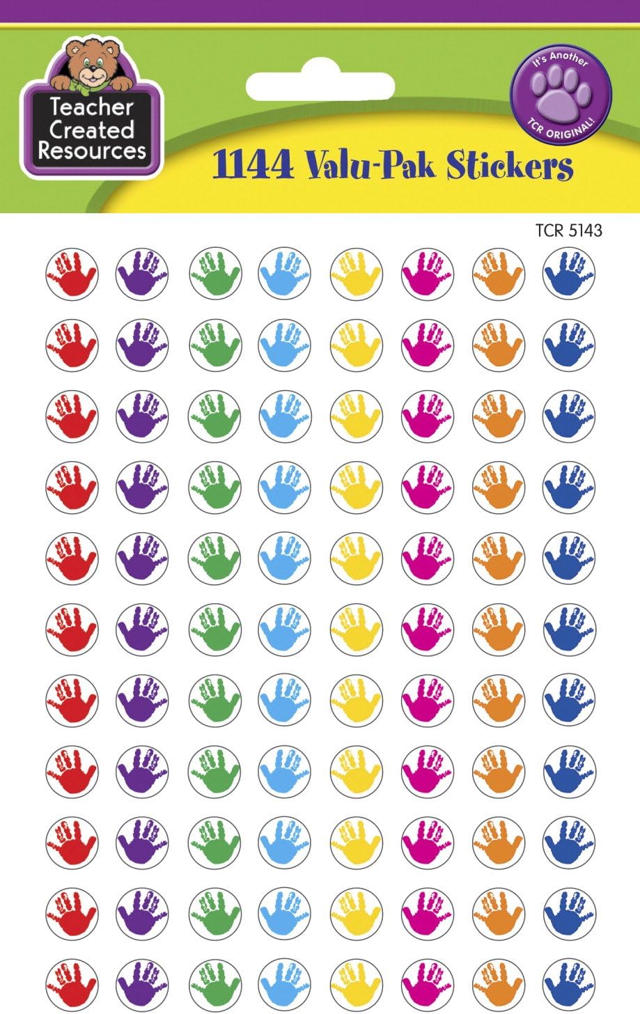 Teacher Created Resources Mini Stickers Valu Pack, Helping Hands (5143 ...