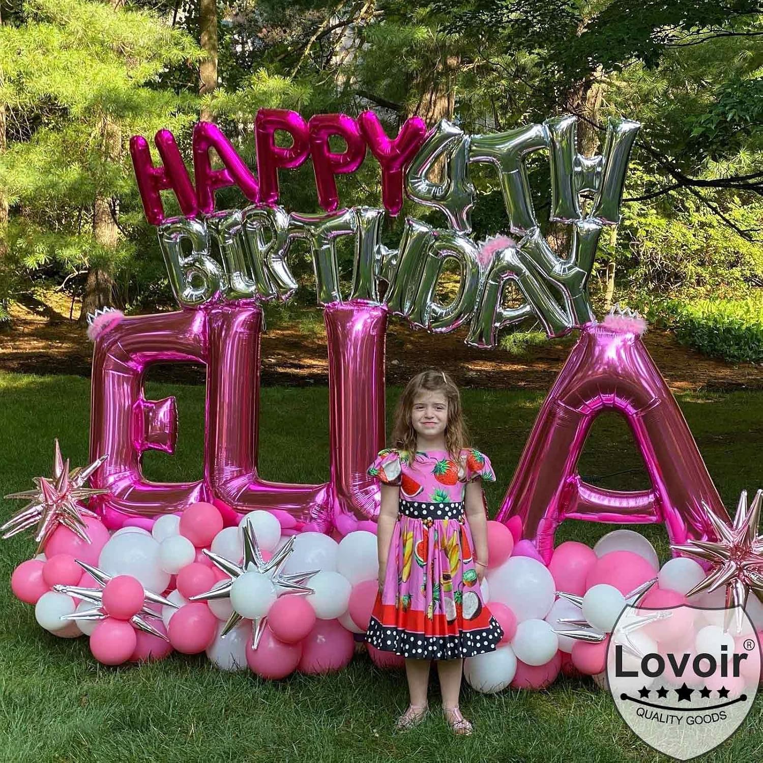 Buy Lovoir 40 Inch Large Hot Pink Letter N Balloons Big Size Jumbo ...