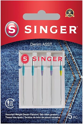SINGER Assorted Denim Needles - 5 Pack : Amazon.ca: Home