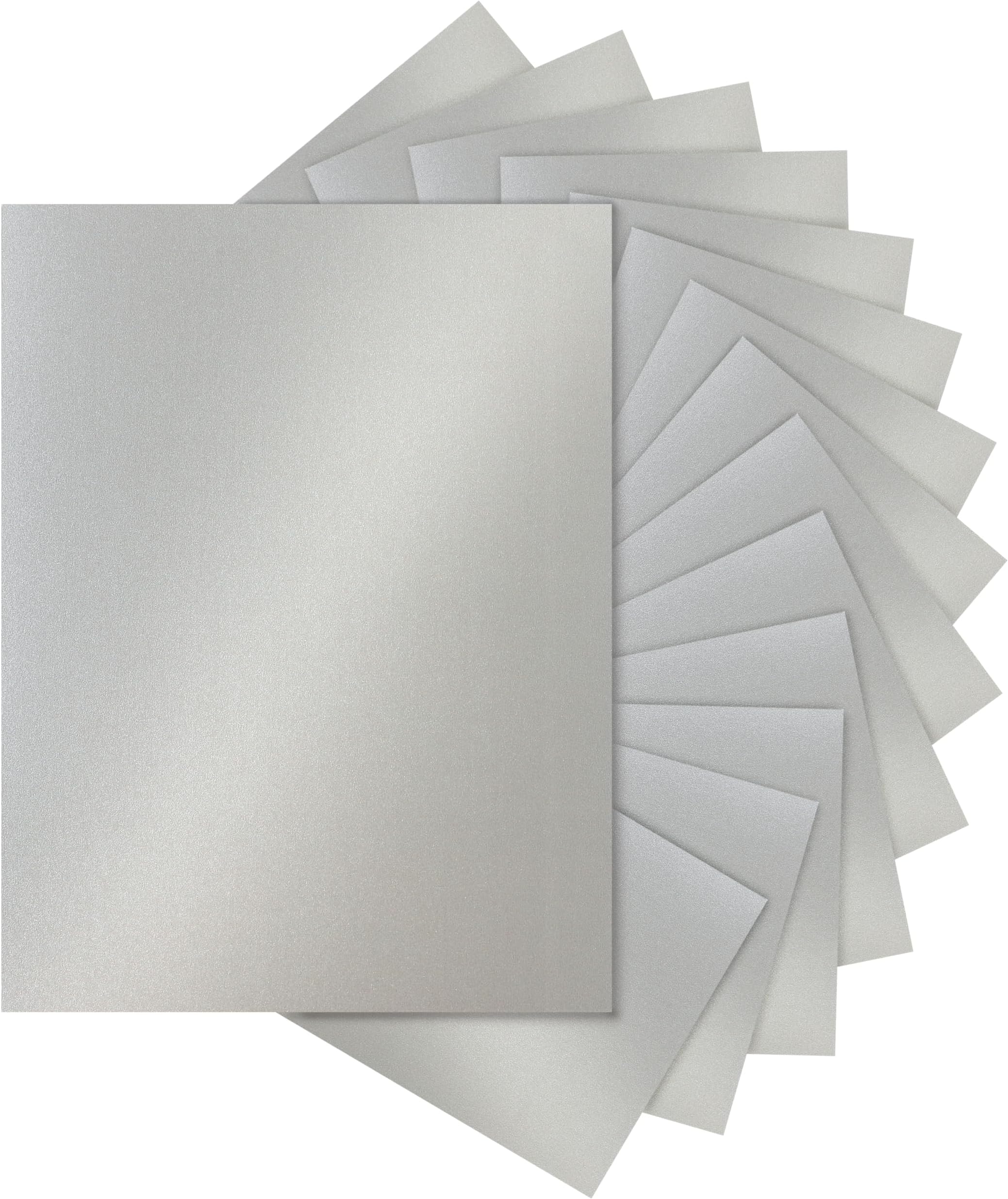 Amazon.com : Silver Laser Plain Rainbow Holographic Cardstock Paper ...