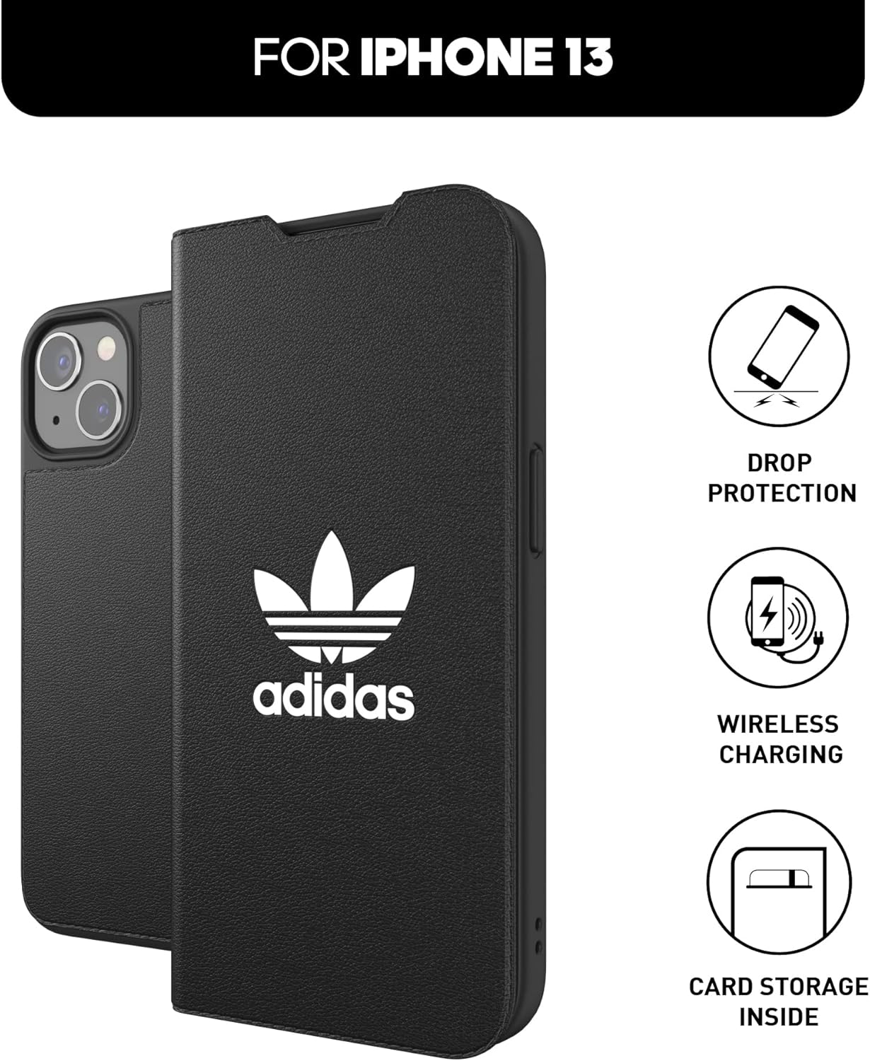 adidas Case designed for iPhone 13 6.1 drop tested cases, shockproof ...