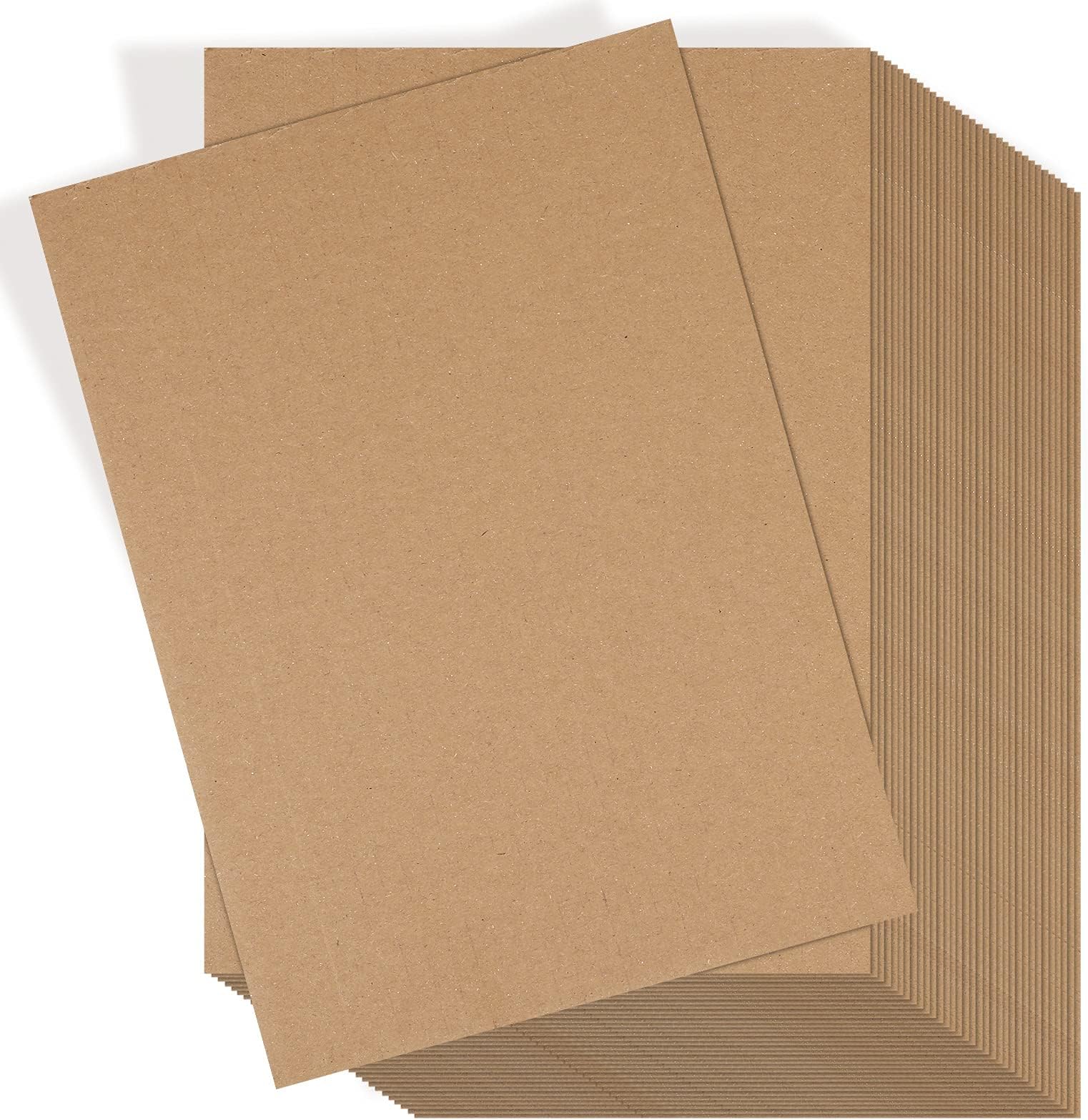 Amazon.com : 50 Pack Corrugated Cardboard Sheets Flat Cardboard Sheets ...