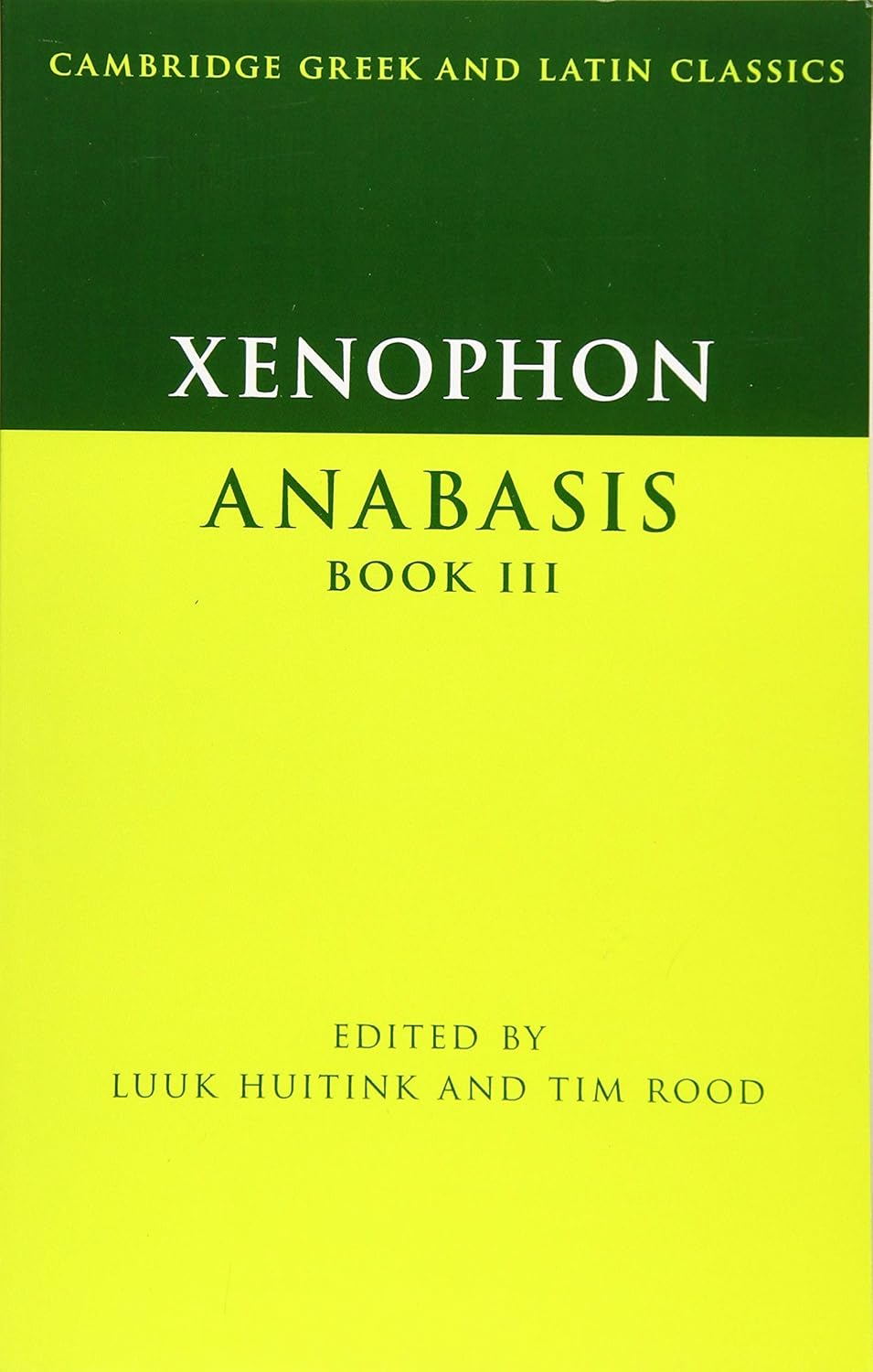 Amazon.com: Xenophon: Anabasis Book III (Cambridge Greek and Latin ...
