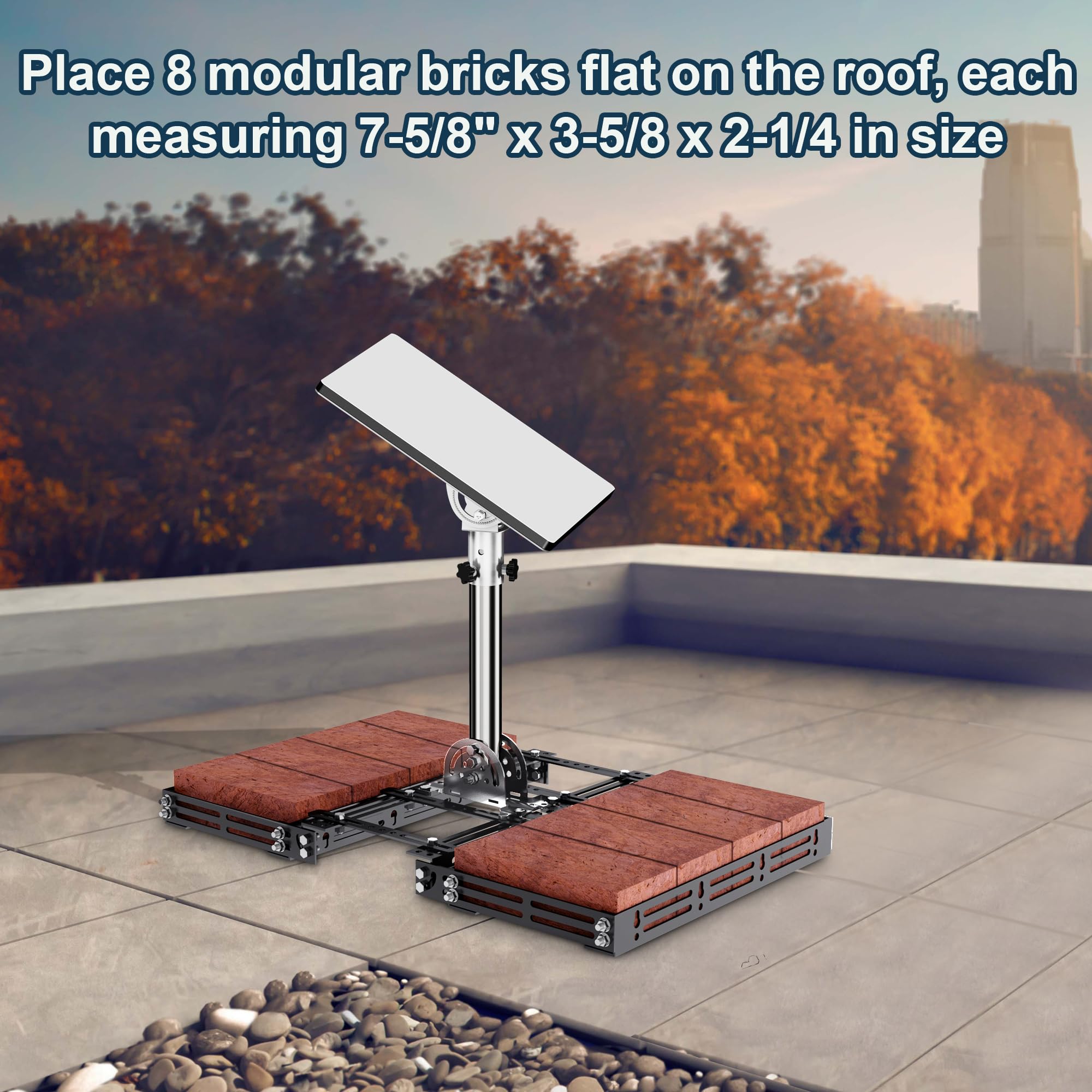 Snapklik.com : Starlink MINI Roof Ridge Mount, 8 Piece Bricks Starlink ...